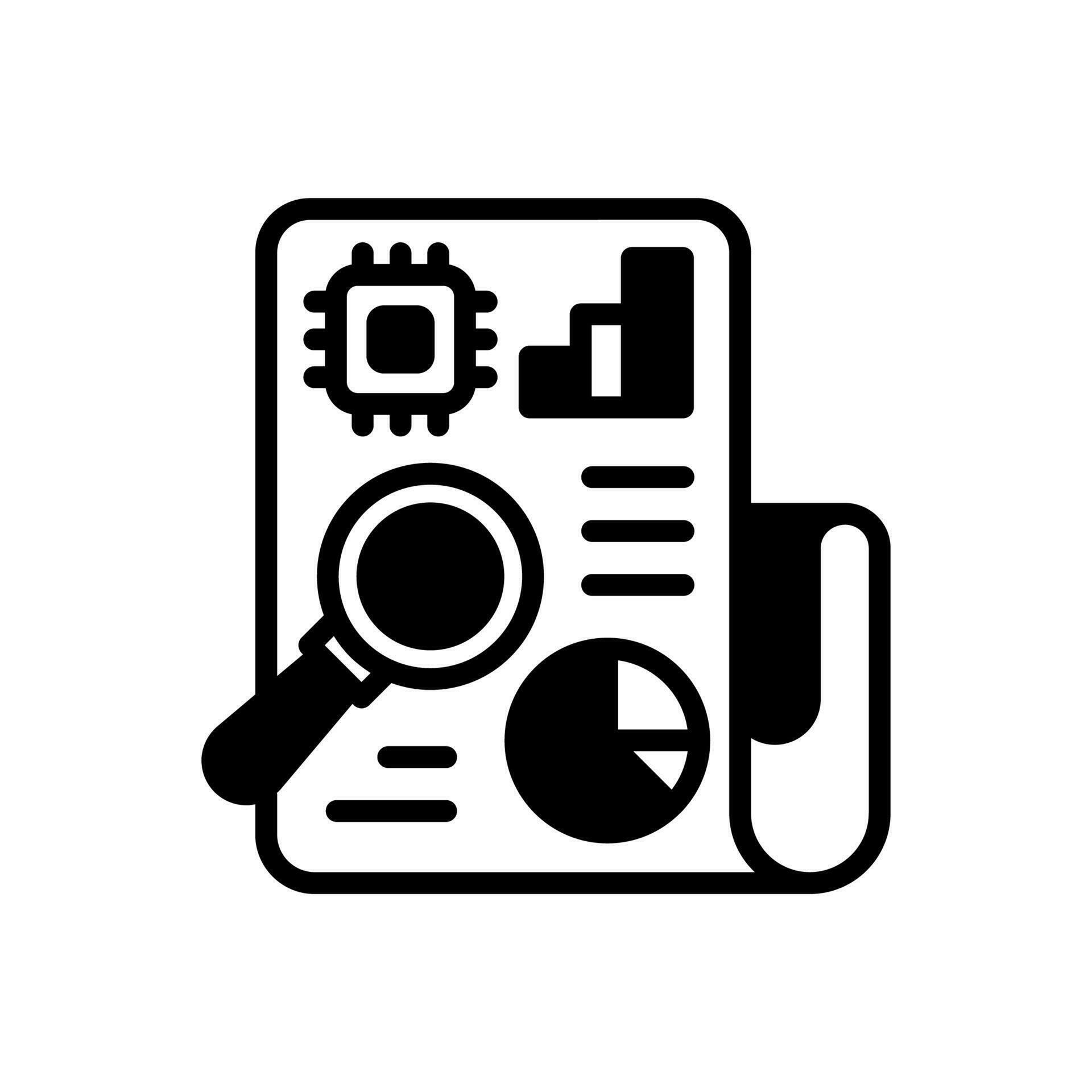 Predictive Analytics Icon In Vector Illustration 23752908 Vector Art
