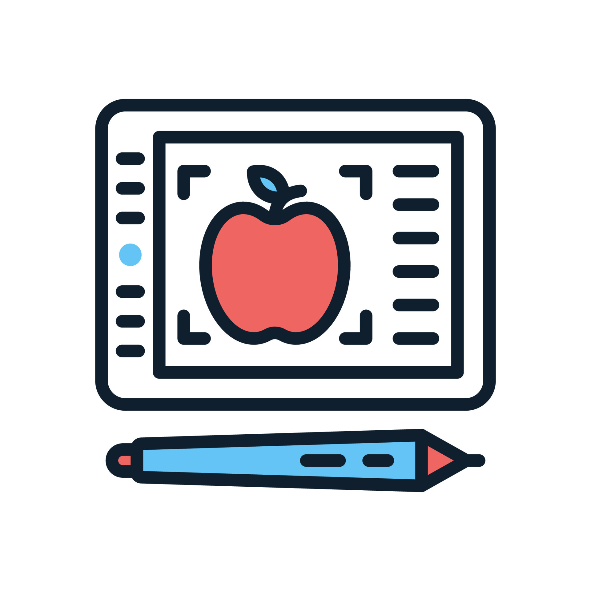 Object Recognition Icon In Vector Illustration 23752917 Vector Art At