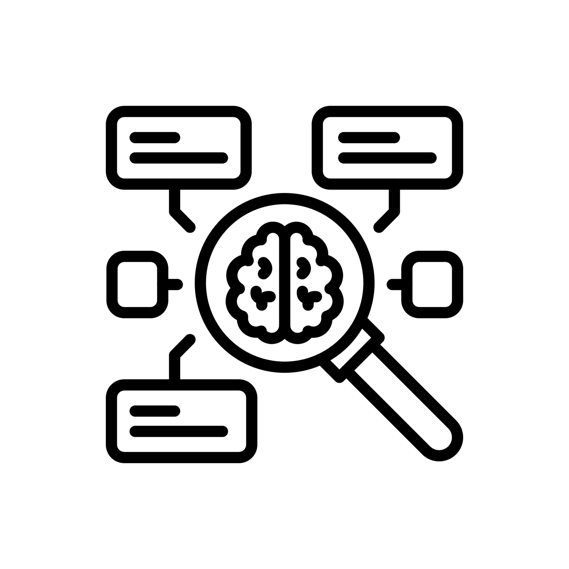 Cognitive Science Icon In Vector Illustration 23753000 Vector Art At