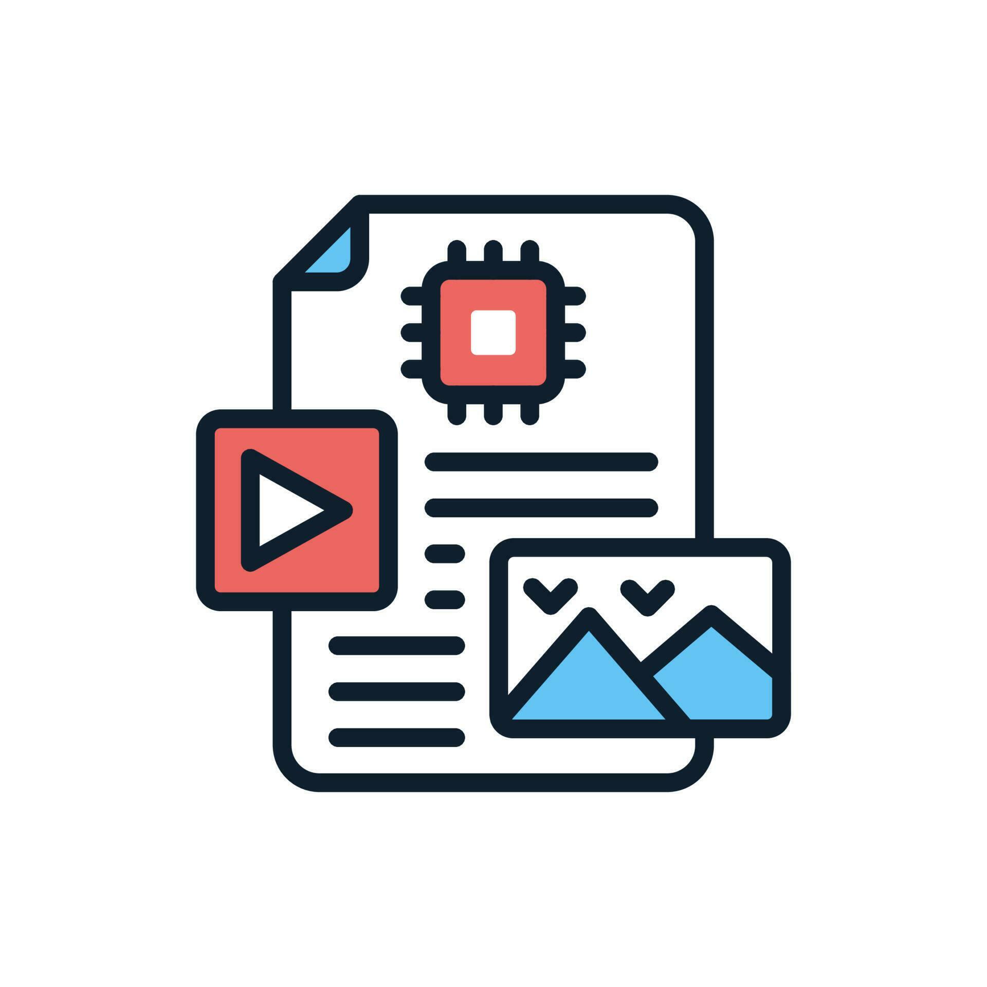 Unstructured Data icon in vector. Illustration 23753031 Vector Art at ...