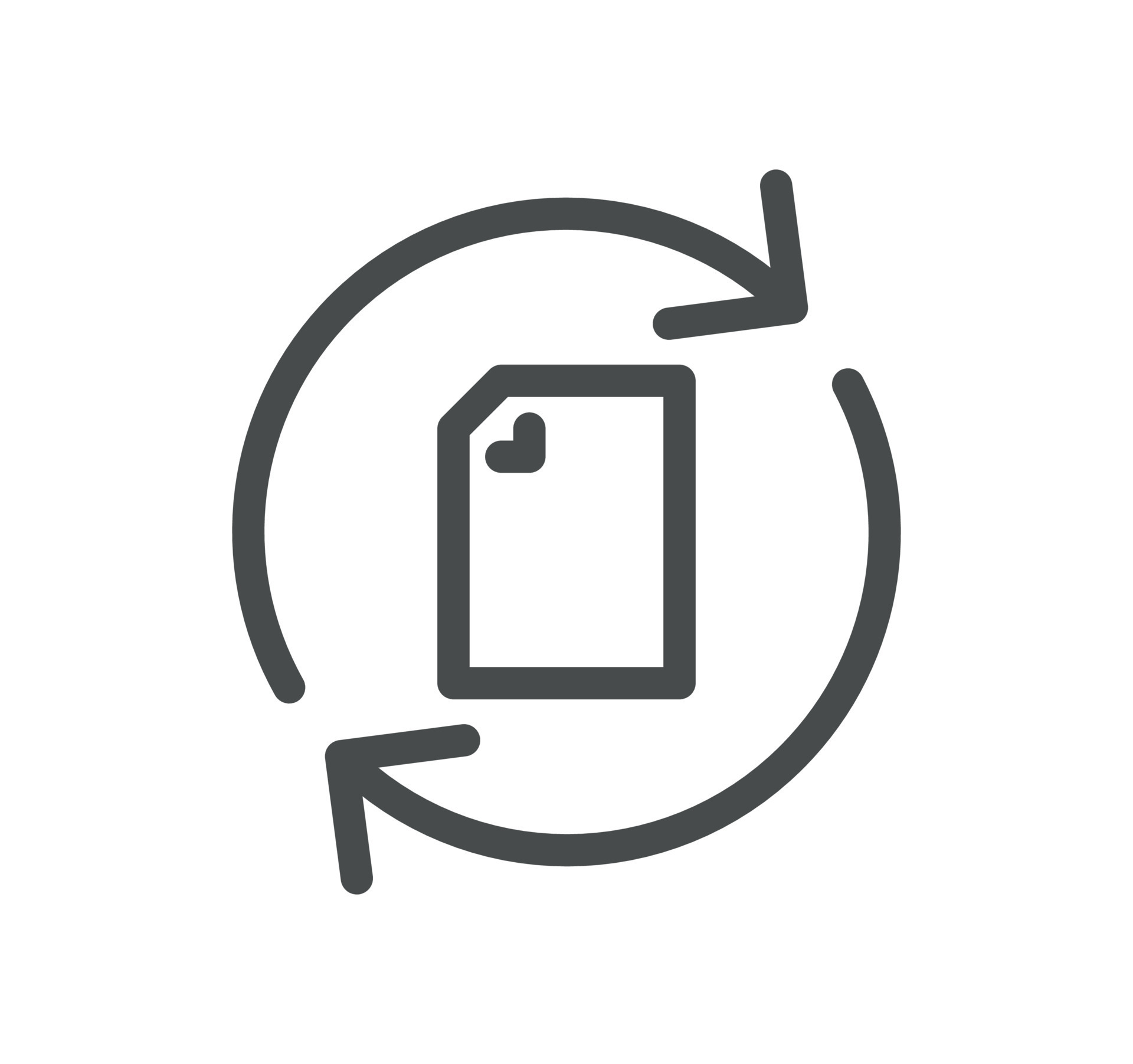 Document Flow Management Related Icon Outline And Linear Vector 23753545 Vector Art At Vecteezy