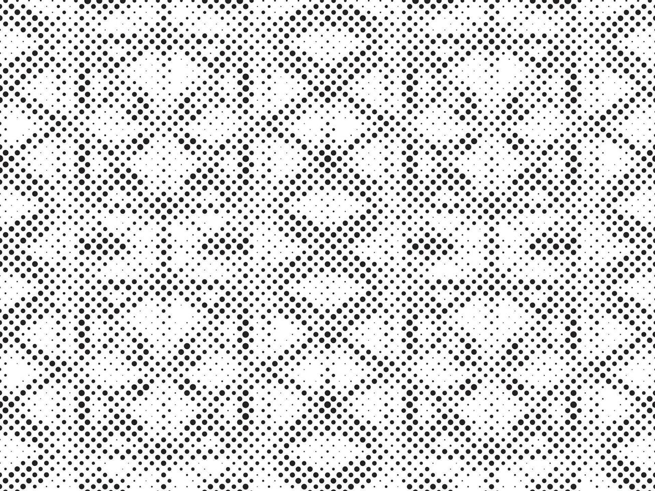 Black and White Halftone Grid. Modern Minimalist Geometric Pattern ...