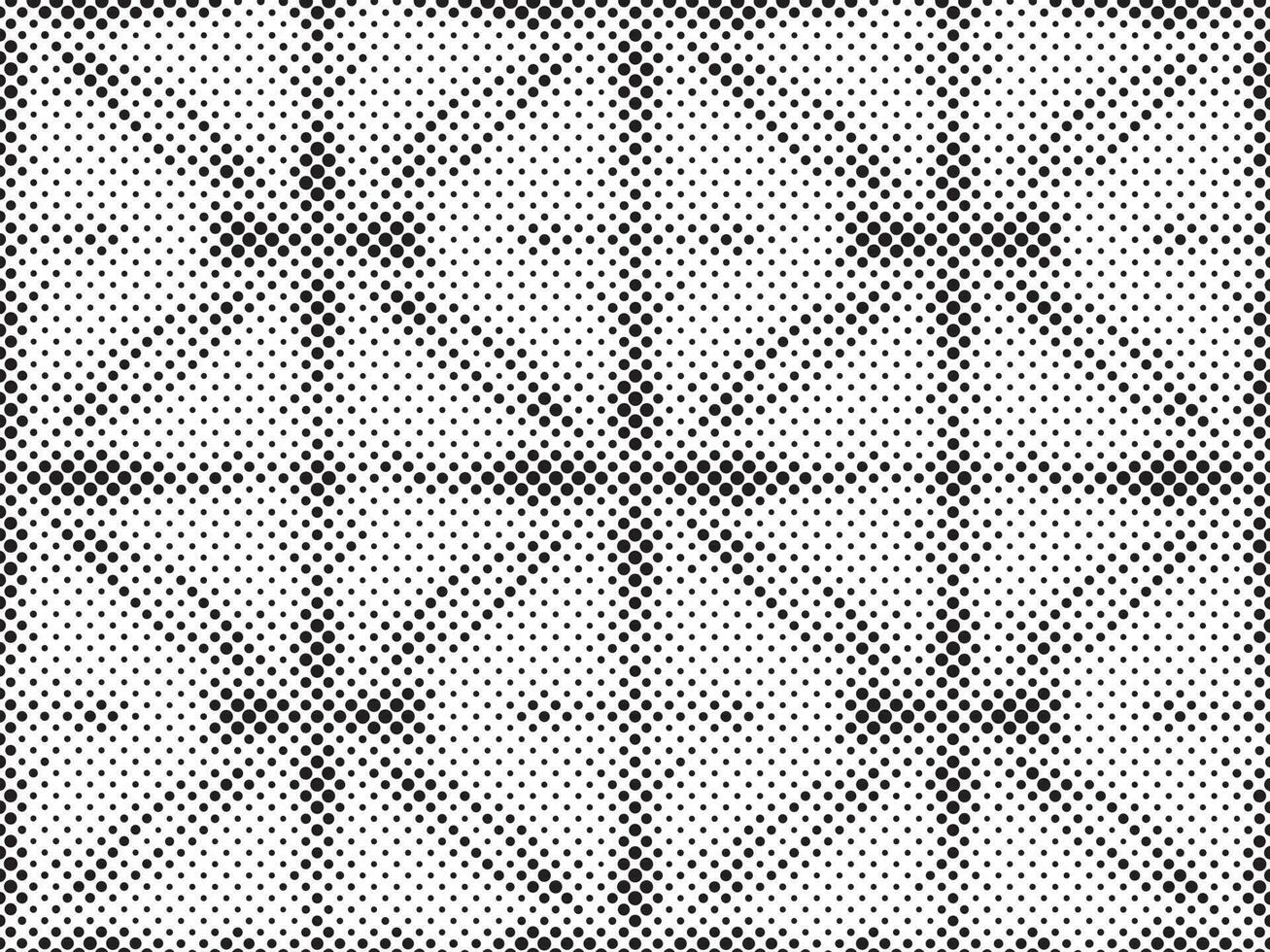 Black and White Halftone Grid. Modern Minimalist Geometric Pattern ...