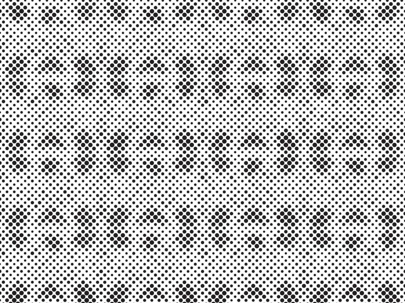 Black and White Halftone Grid. Modern Minimalist Geometric Pattern ...
