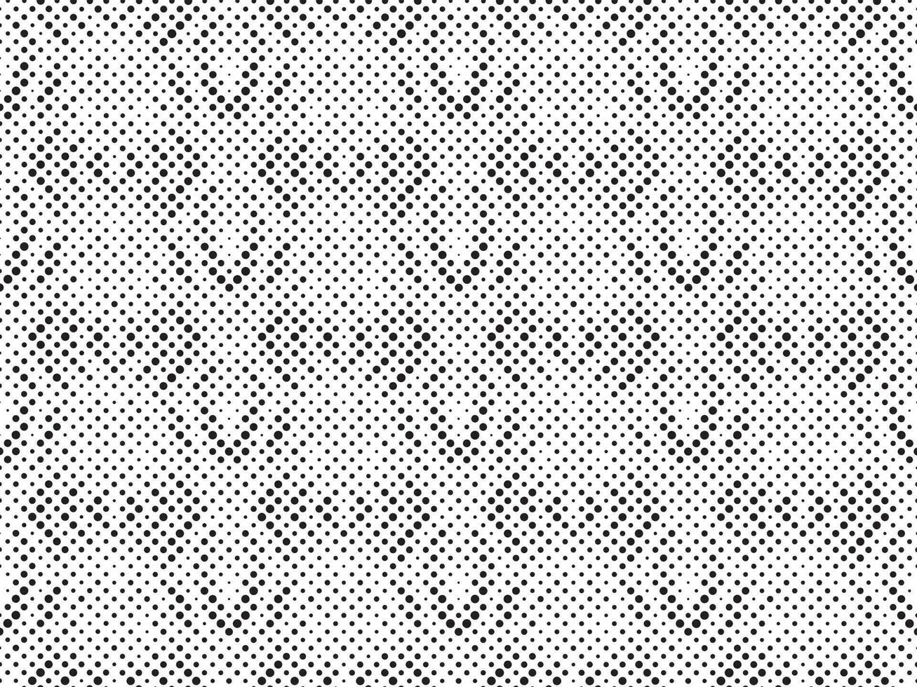 Black and White Halftone Grid. Modern Minimalist Geometric Pattern ...