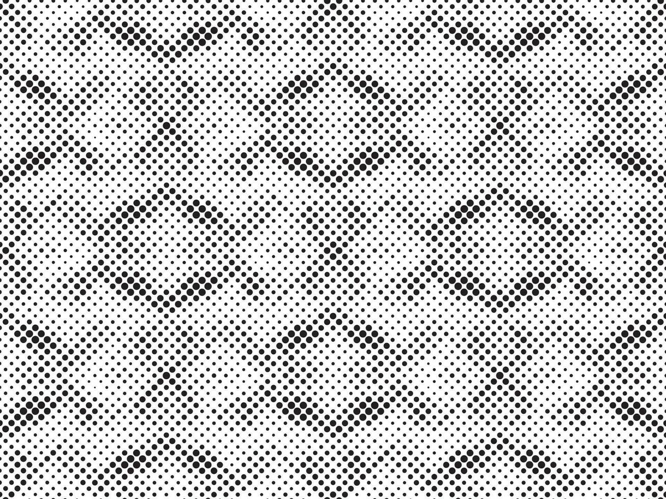 Black and White Halftone Grid. Modern Minimalist Geometric Pattern ...