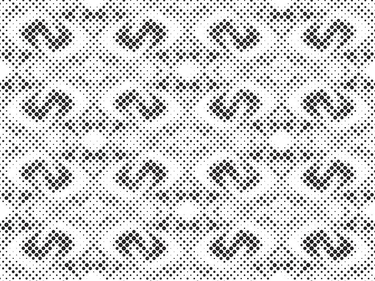 Black and White Halftone Grid. Modern Minimalist Geometric Pattern ...