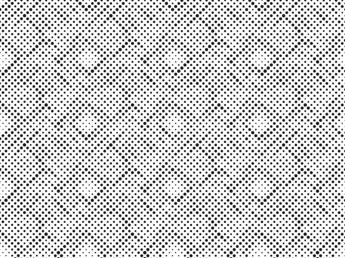 Black and White Halftone Grid. Modern Minimalist Geometric Pattern ...