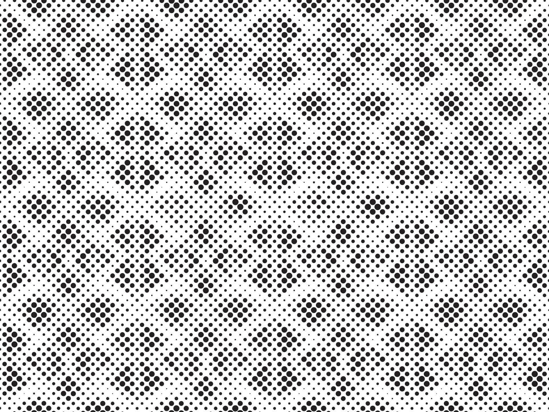 Black and White Halftone Grid. Modern Minimalist Geometric Pattern ...