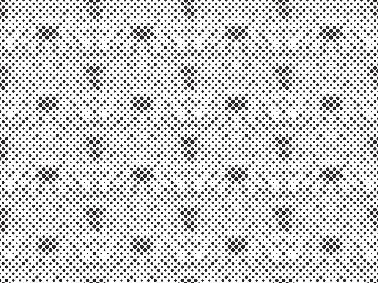 Black and White Halftone Grid. Modern Minimalist Geometric Pattern ...
