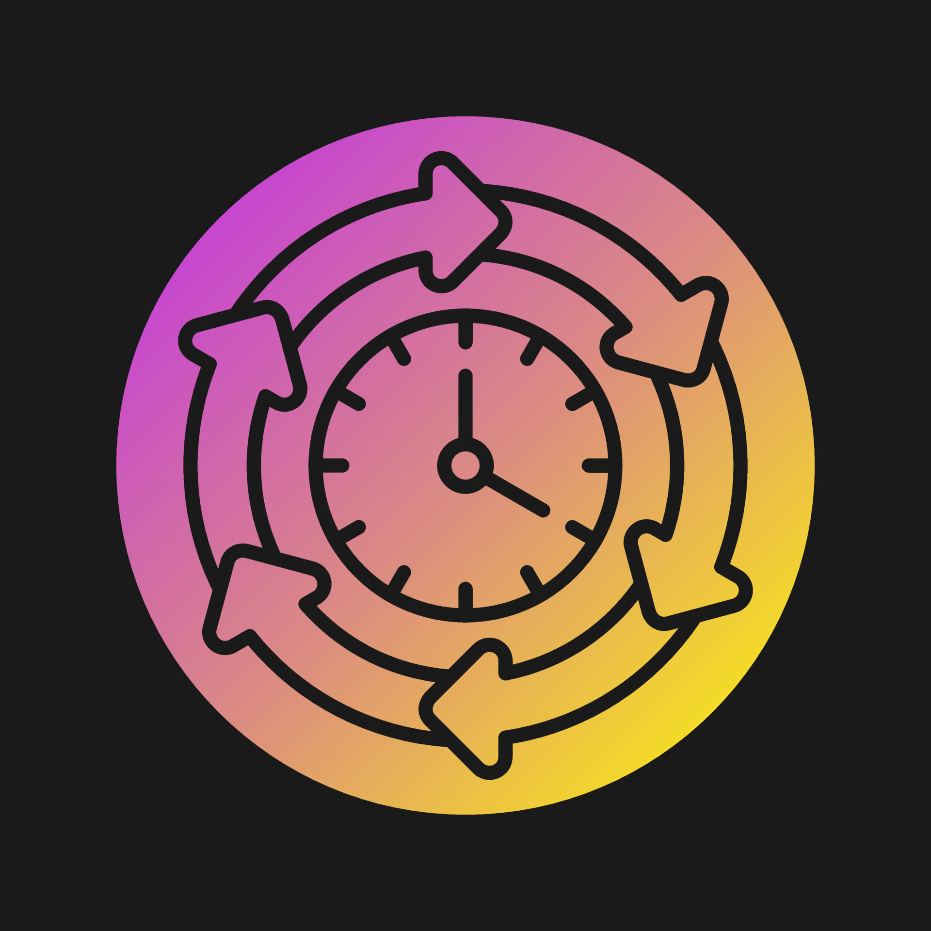 icono de vector de tiempo de procesamiento 23765118 Vector en Vecteezy