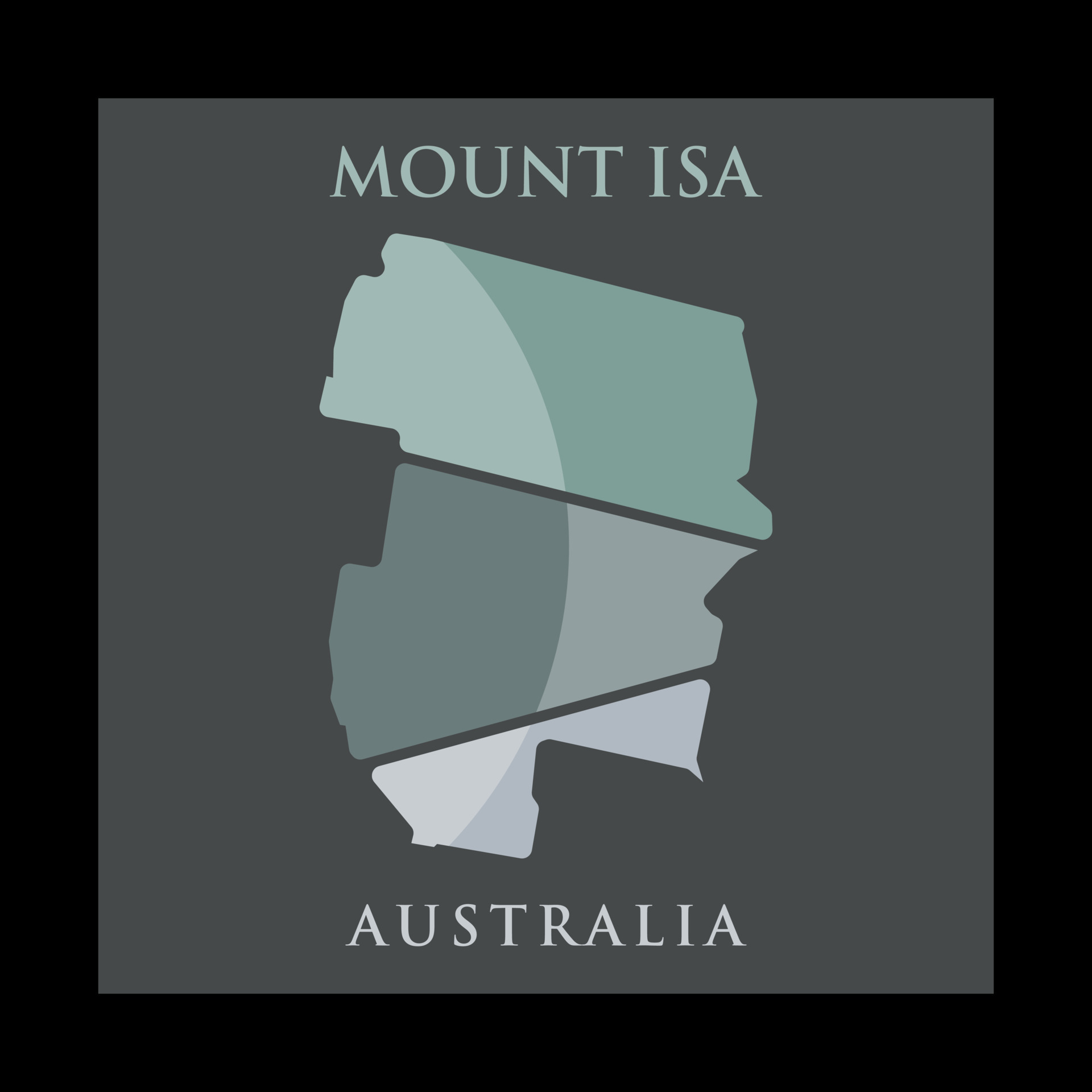 Map Of Mount Isa City Geometric Simple Logo Design 23780067 Vector Art at Vecteezy