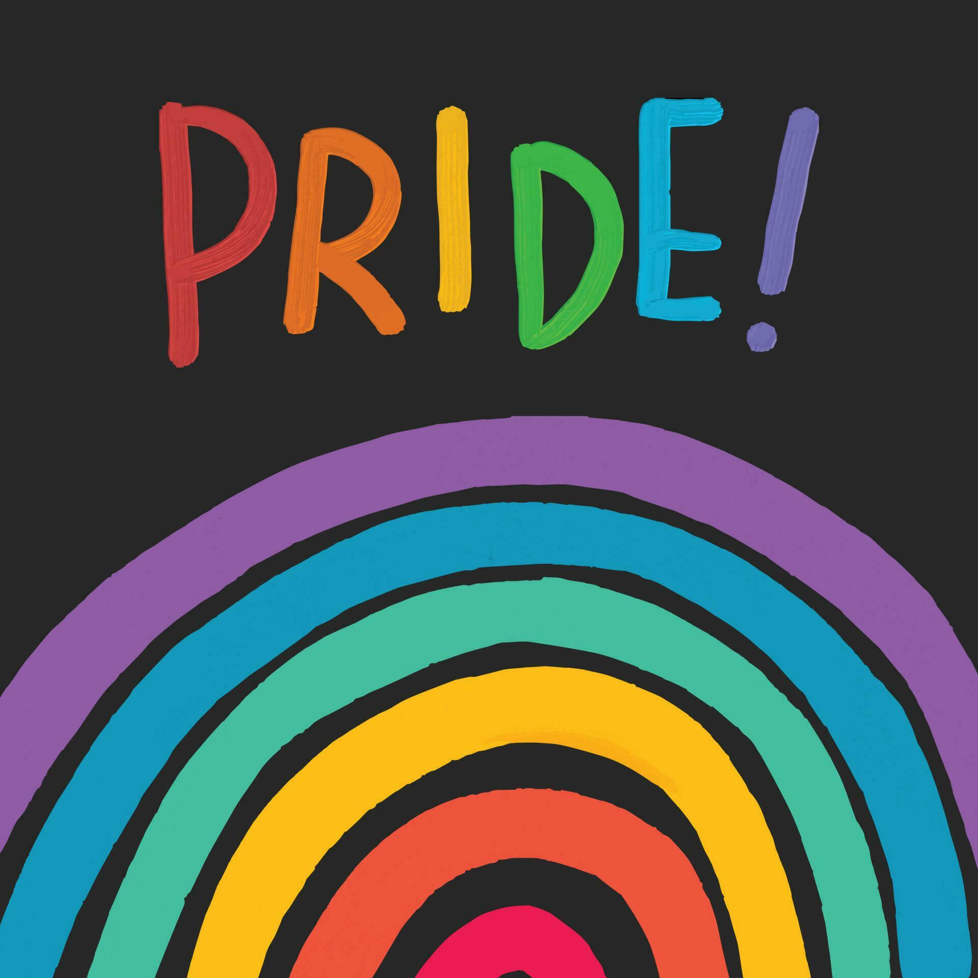 Pride Day Poster With Black Background 23781745 Vector Art At Vecteezy