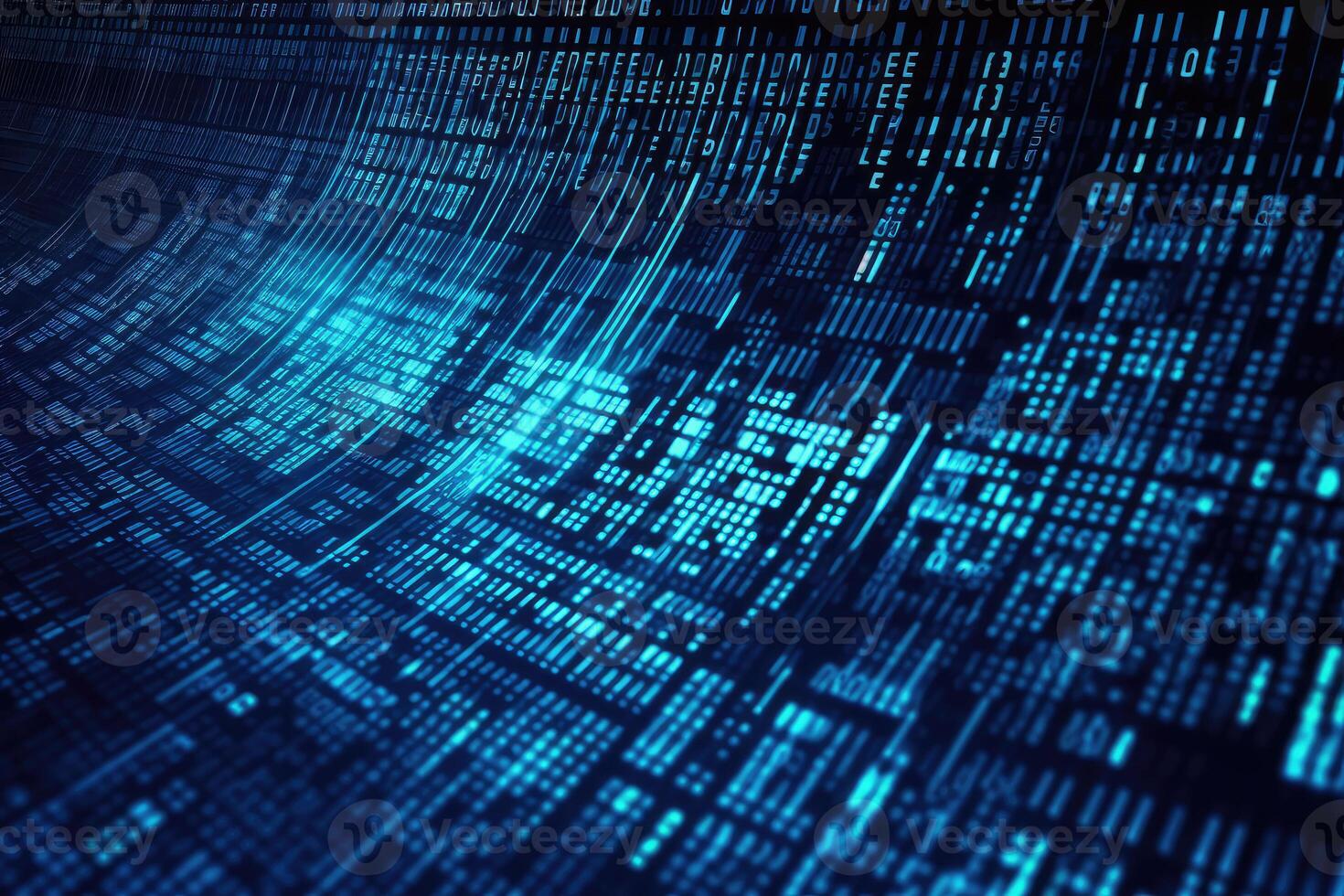 Digital Binary Data Streaming Binary Code Background Matrix Background With Digits 23786938 1744