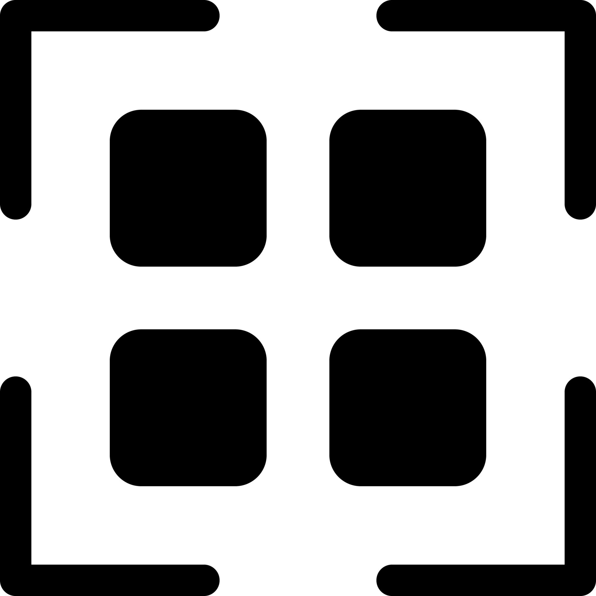 Scanning Qr Code Black Glyph Ui Icon Get Info From E Store Online
