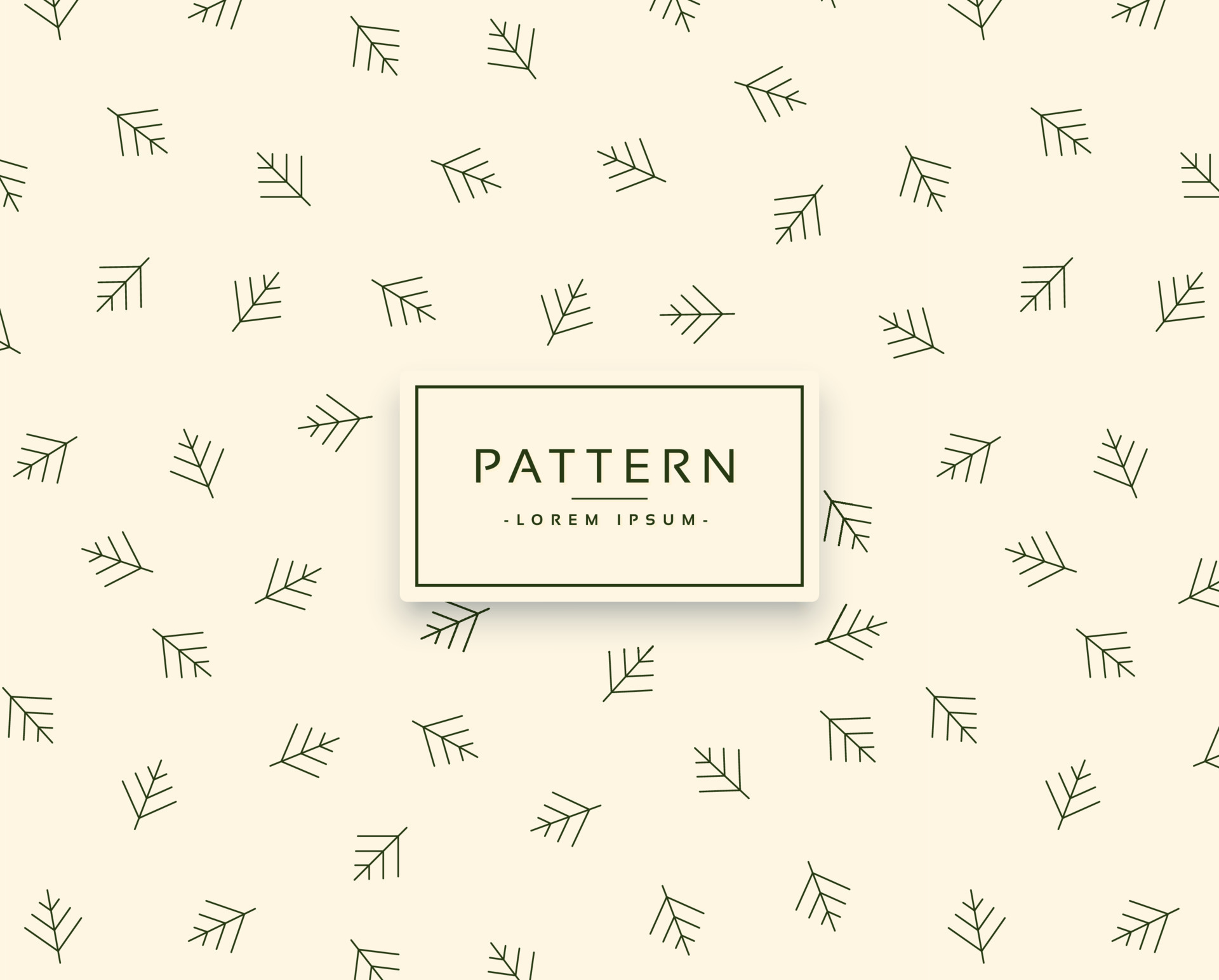 Simple leaf vector pattern background 23787976 Vector Art at Vecteezy