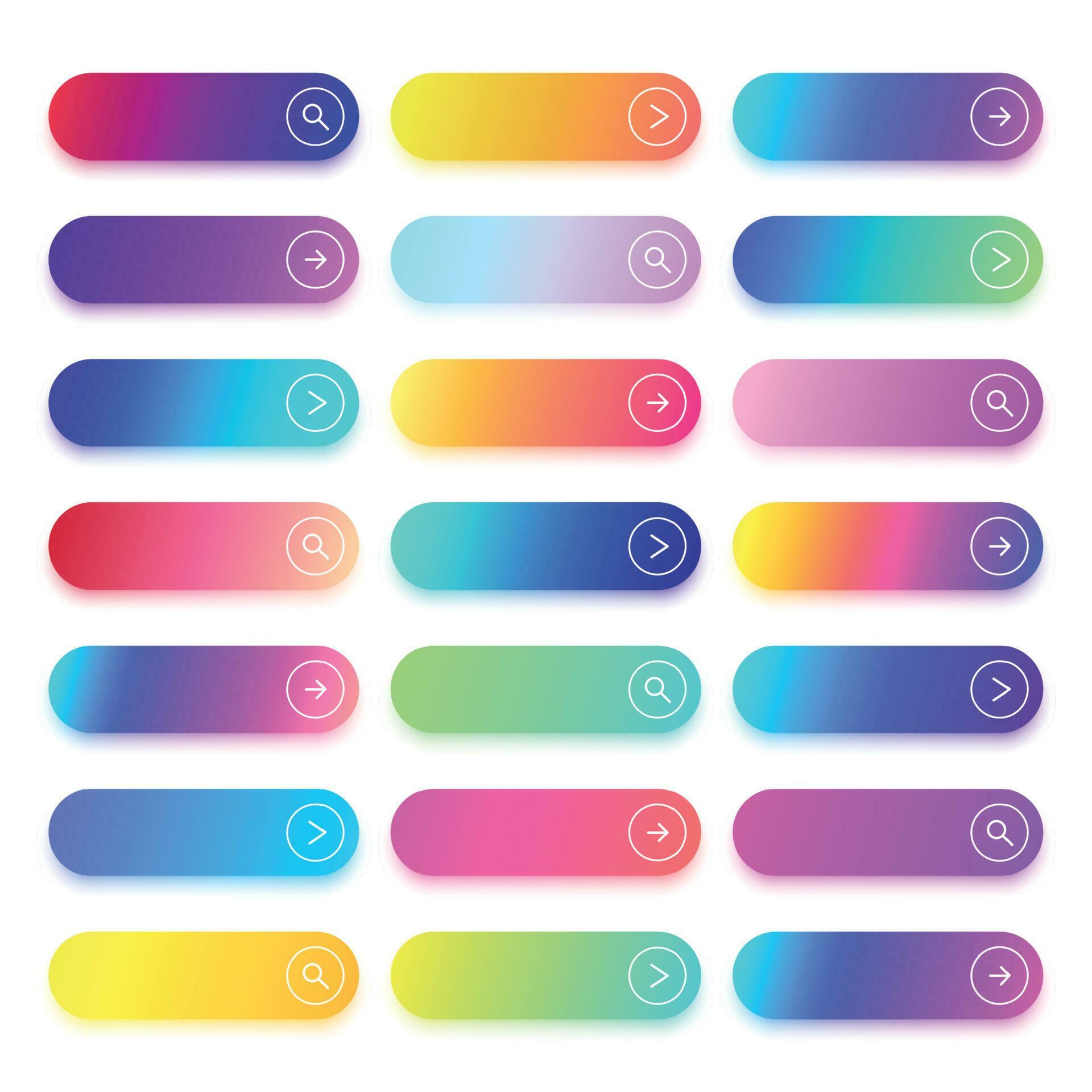 Next page, continue, search, browse, read more or transition button template. Flat action ...