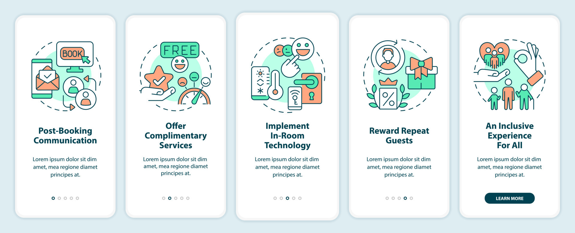 Elevating Guest Satisfaction Onboarding Mobile App Screen Inclusivity