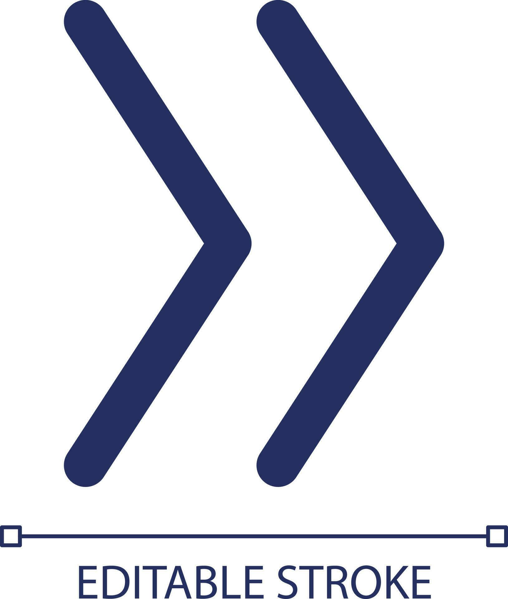 Skip to end RGB color ui icon. Move to final song. Multimedia player control. Simple line ...