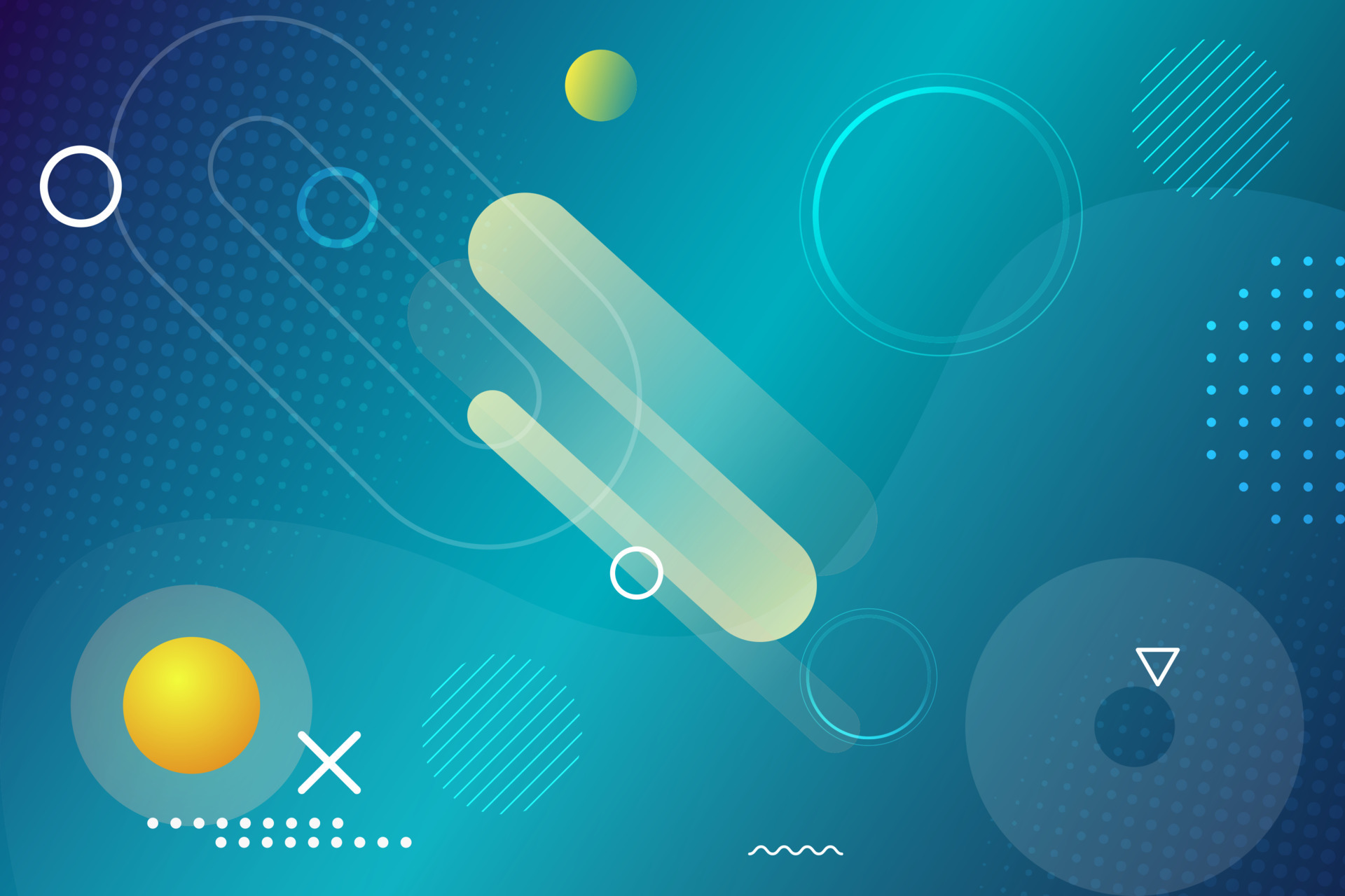 Gradient abstract green and blue Gradient minimalist background ...