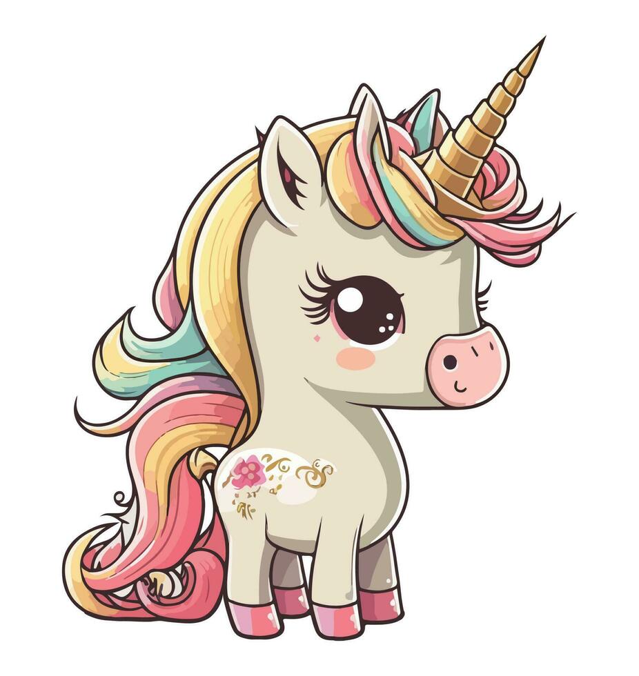 Baby Unicorn Cartoon Character Vector Illustration 23793675 Vector Art ... Baby Unicorn Cartoon Character Vector Illustration 23793675 Vector Art ...