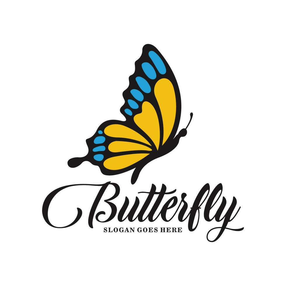 Butterfly Logo Design Vector Illustration 23795018 Vector Art At Vecteezy