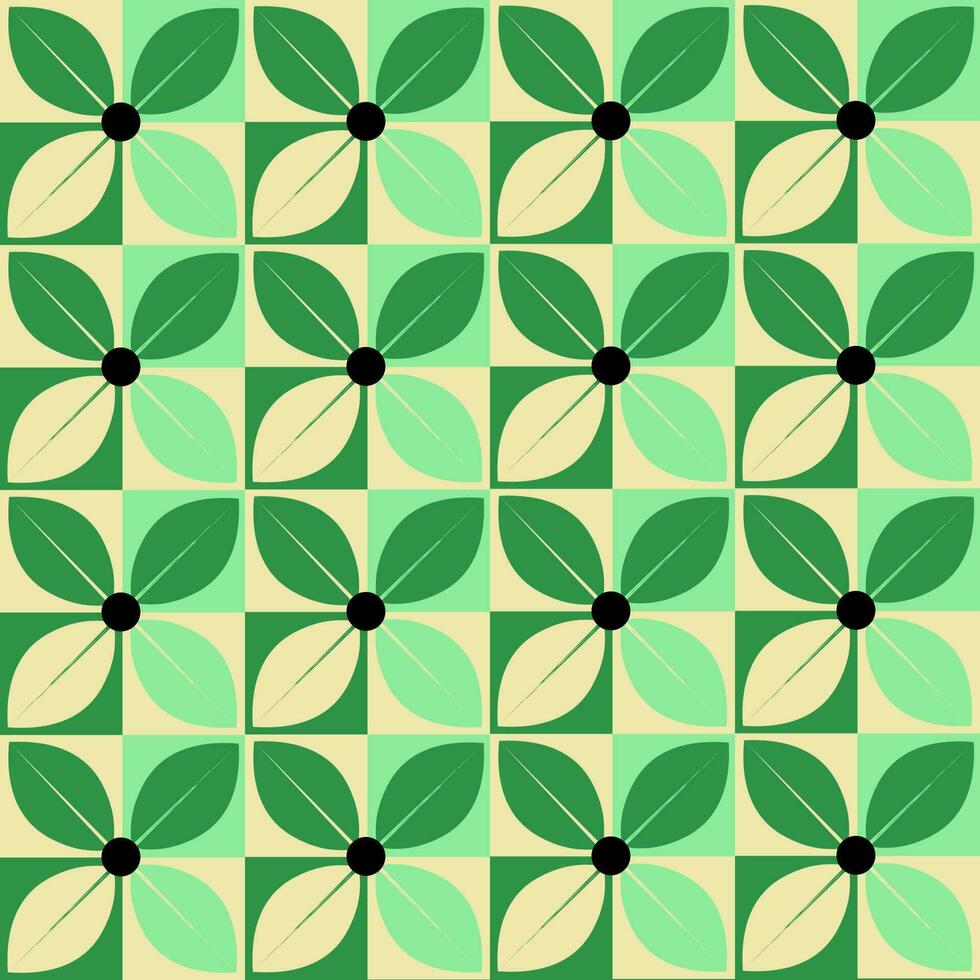 Green Leaves Seamless Pattern 23799877 Vector Art At Vecteezy