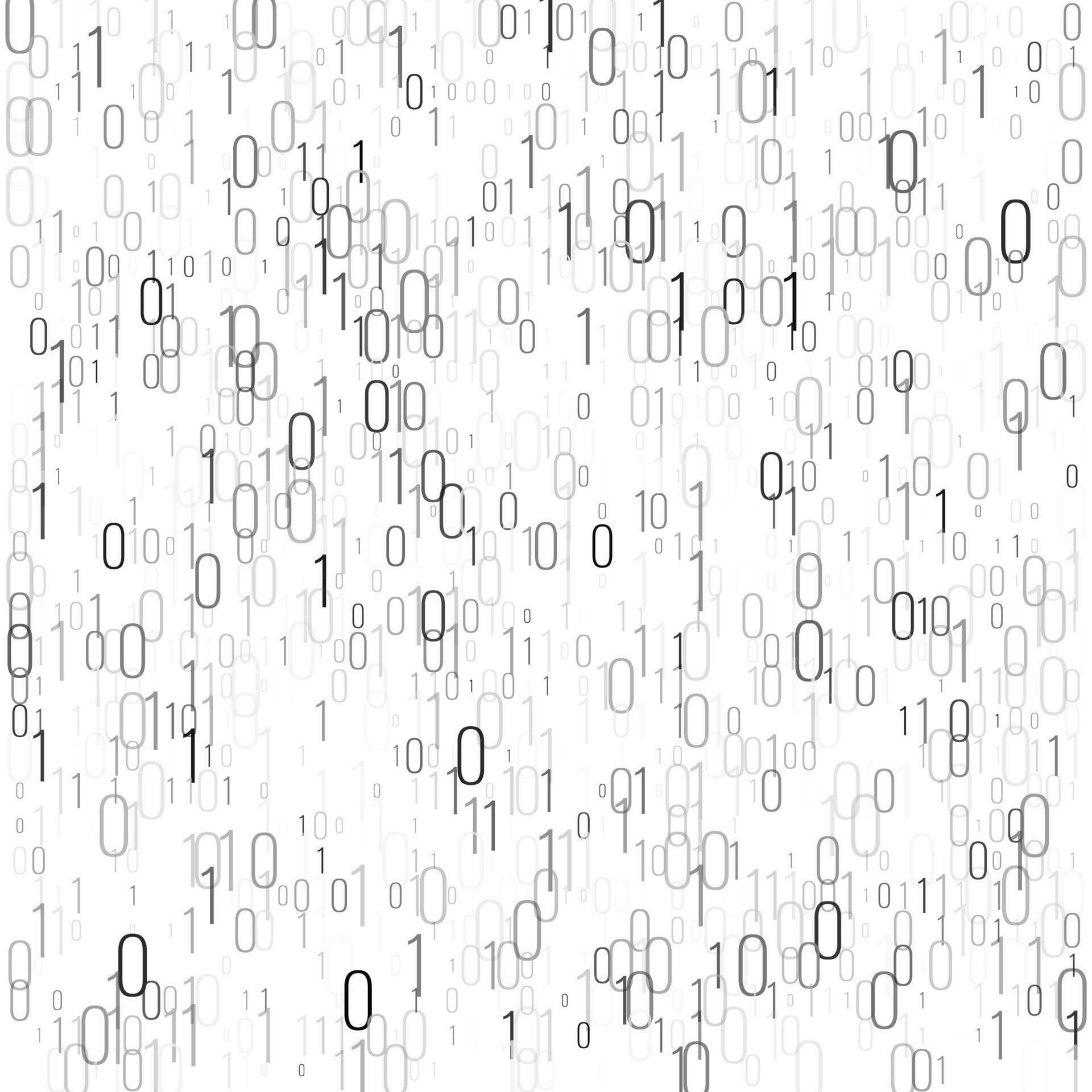 Binary Code Digital Technology Background Computer Data By 0 And 1 Algorithm Binary Data Code
