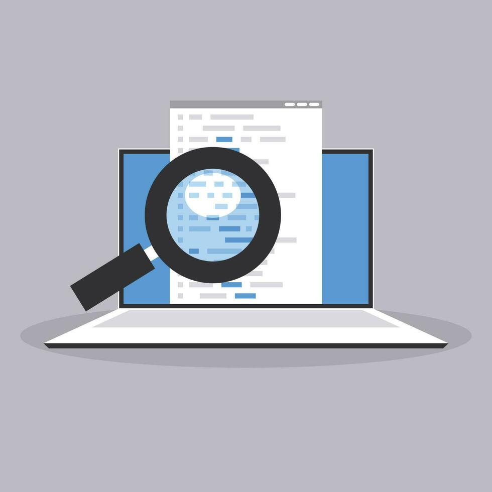 Software Testing Graphic Concept, Isolated Background. 23802595 Vector ...