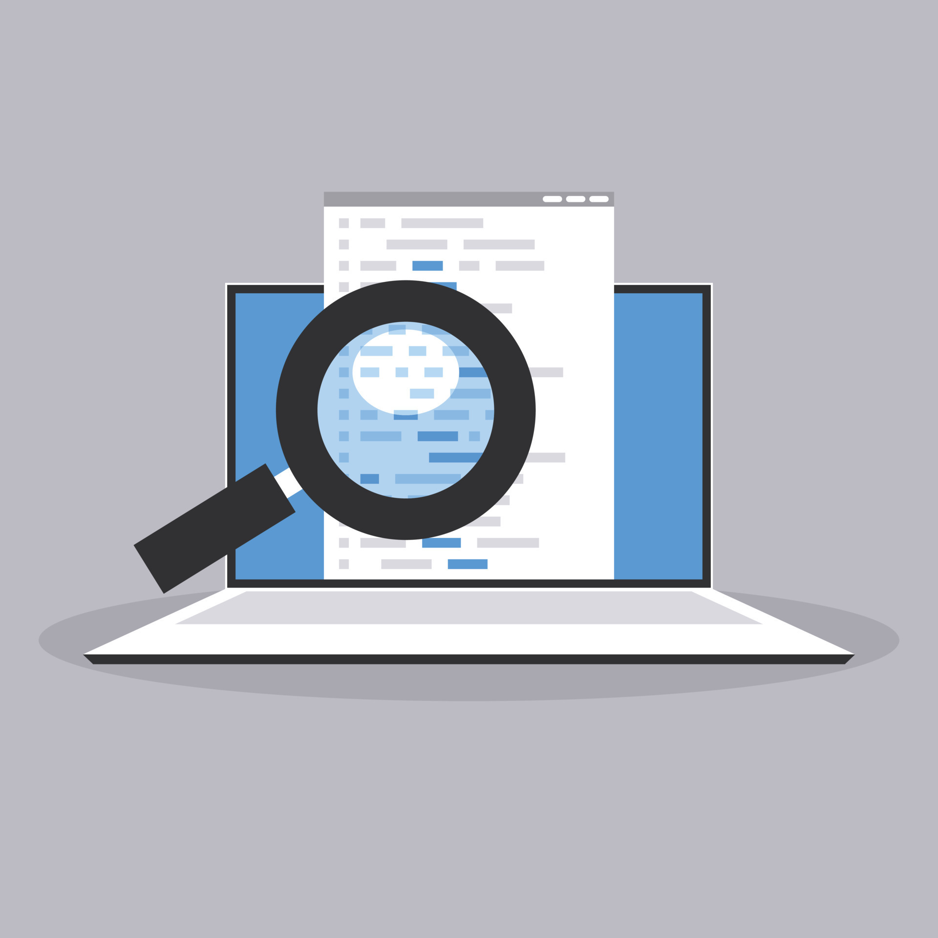 Software Testing Graphic Concept, Isolated Background. 23802595 Vector ...