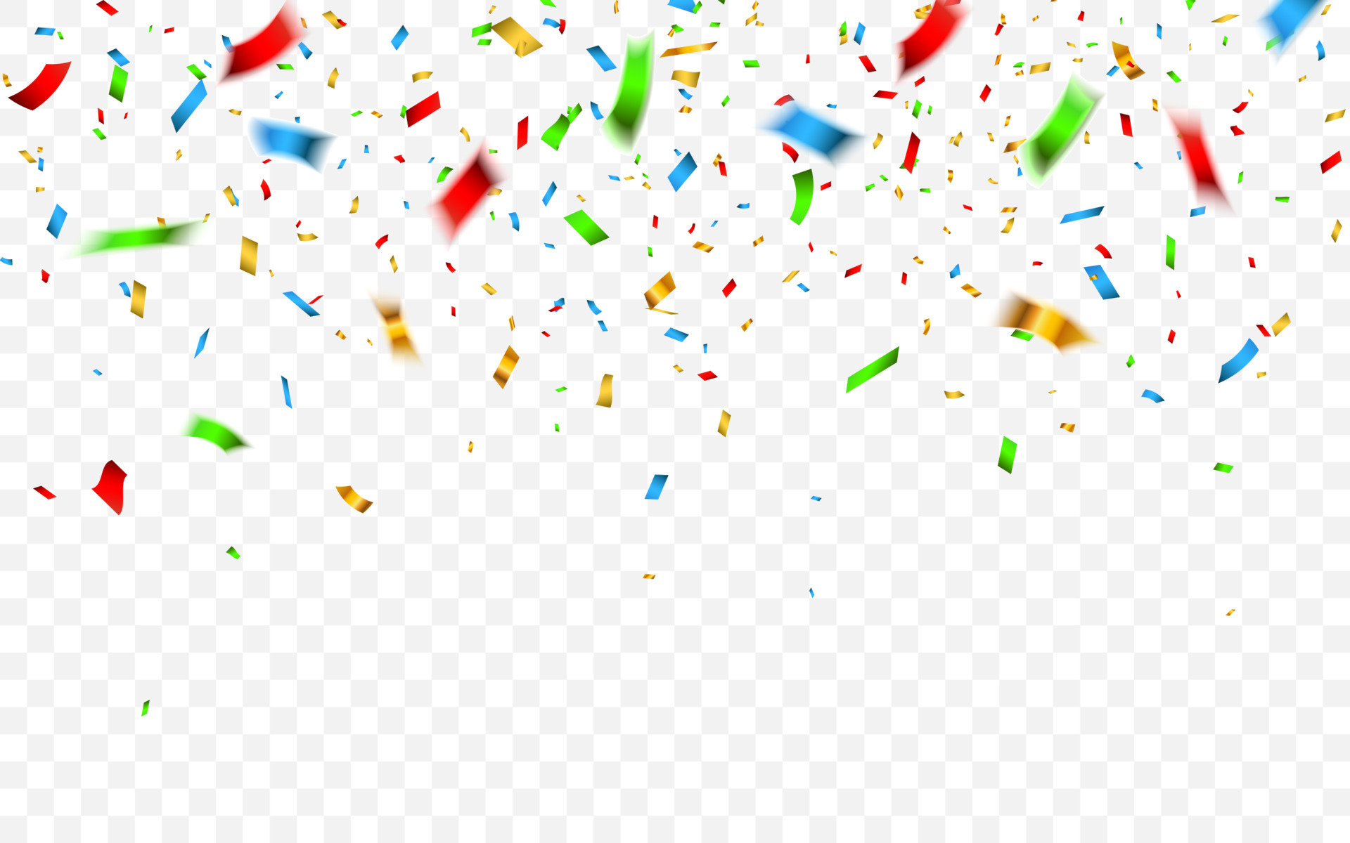 Glitter Confetti Falling