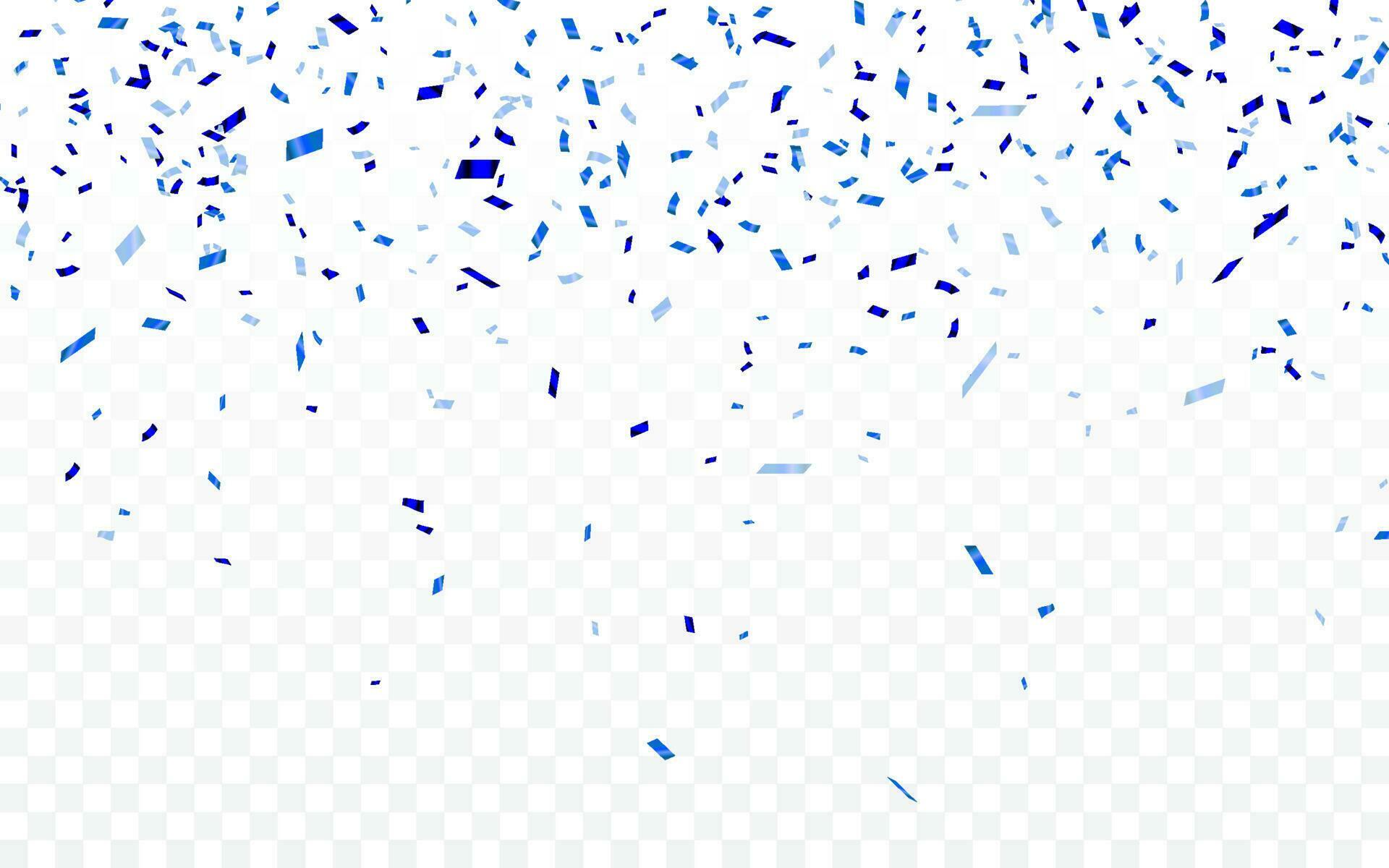 Blue confetti. Celebration carnival ribbons. Luxury greeting card. Vector illustration 23803474 ...