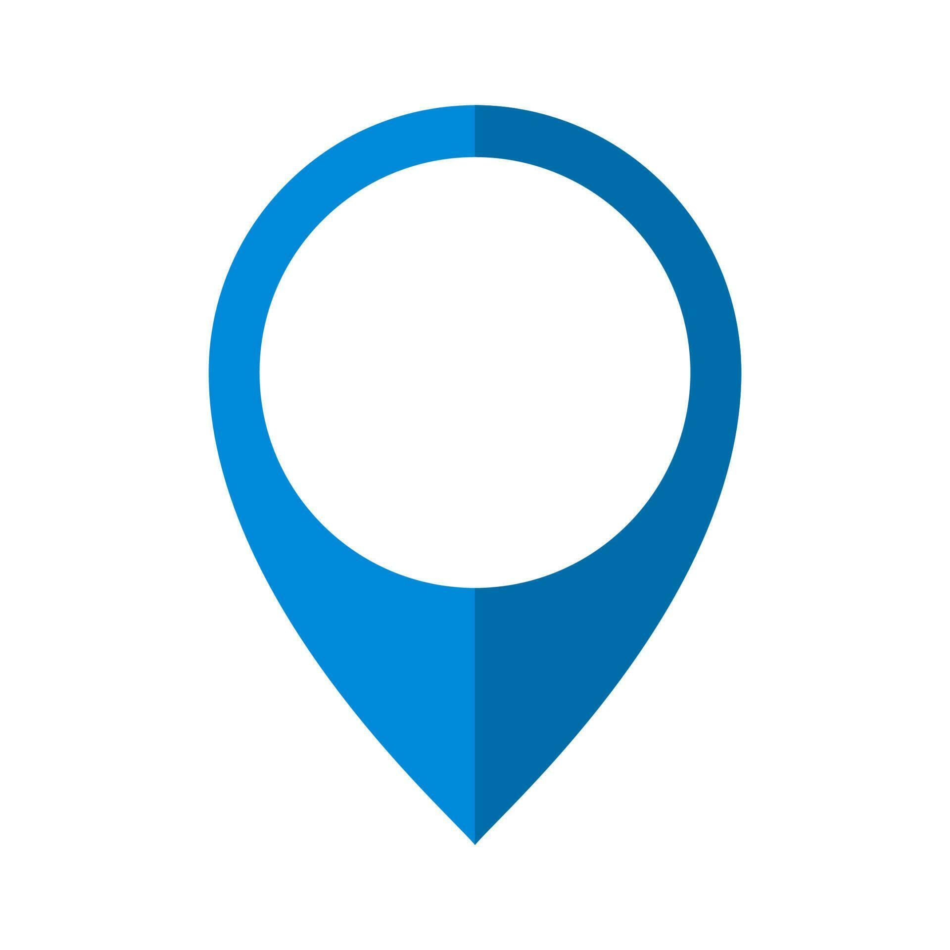 Map Pointer Icon In Flat Style Navigator Symbol Isolated On White Background Vector