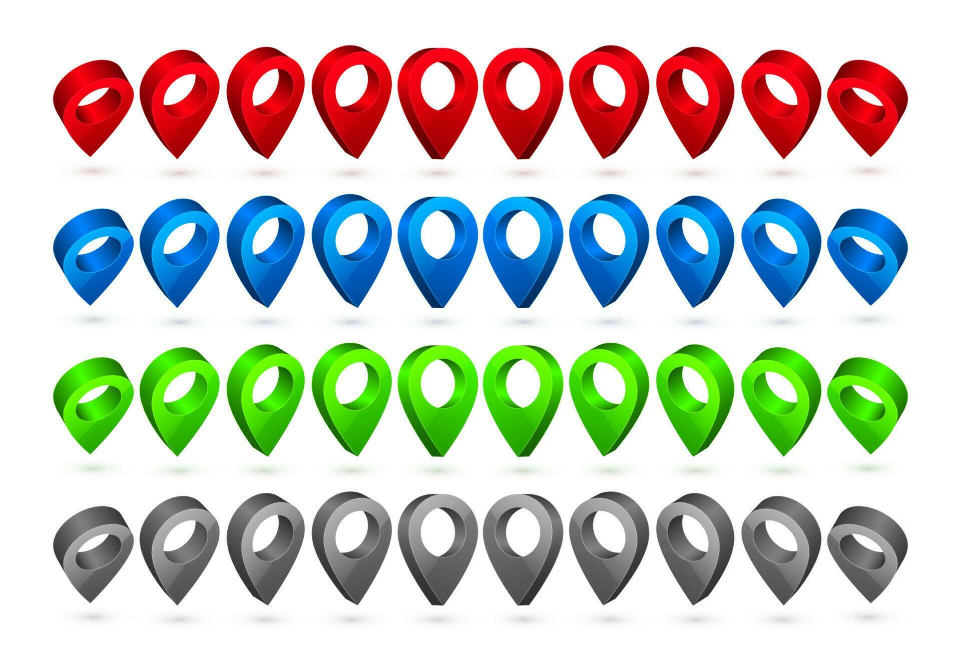 3d map pointer. Navigator symbol isolated on white background. Vector illustration 23805248 ...