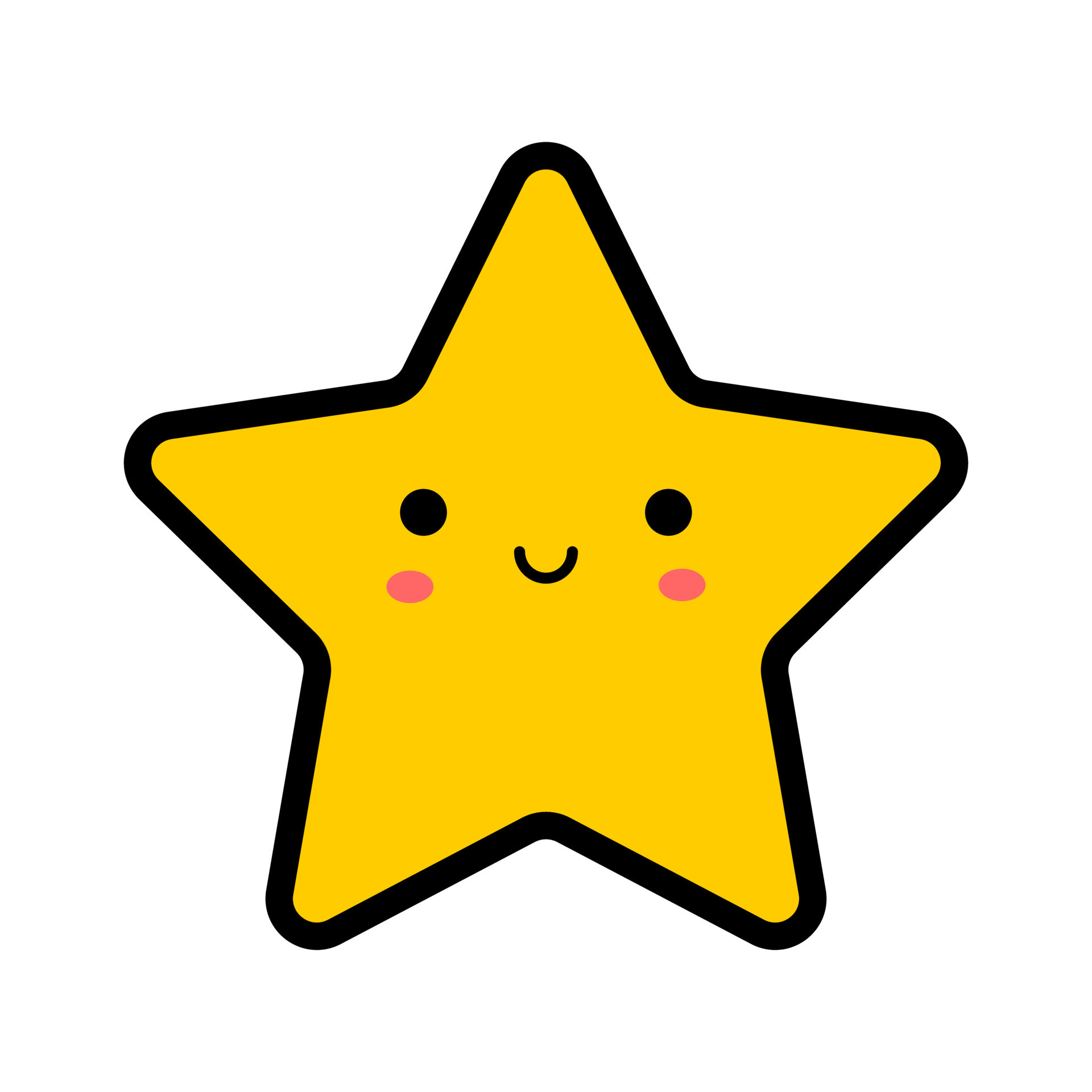 Cute yellow smiling star. Vector illustration. 23806334 Vector Art at Vecteezy