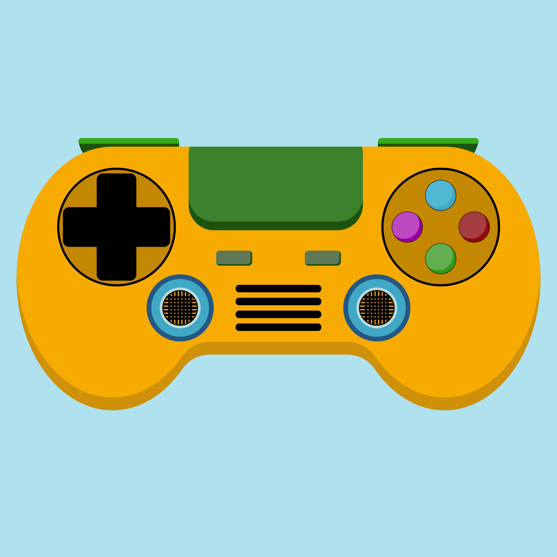 Game Controller Joy Stick Analog Gamepad In Vector Design 23810266