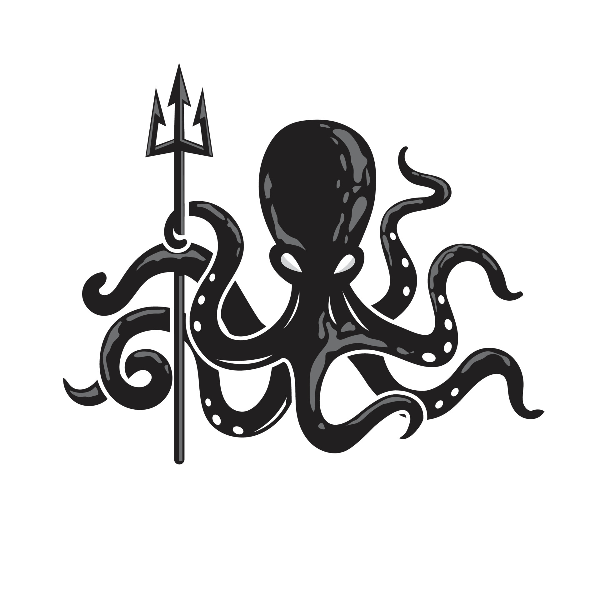 Beautiful Octopus or kraken holding trident 23810805 Vector Art at Vecteezy Beautiful Octopus or kraken holding trident 23810805 Vector Art at Vecteezy