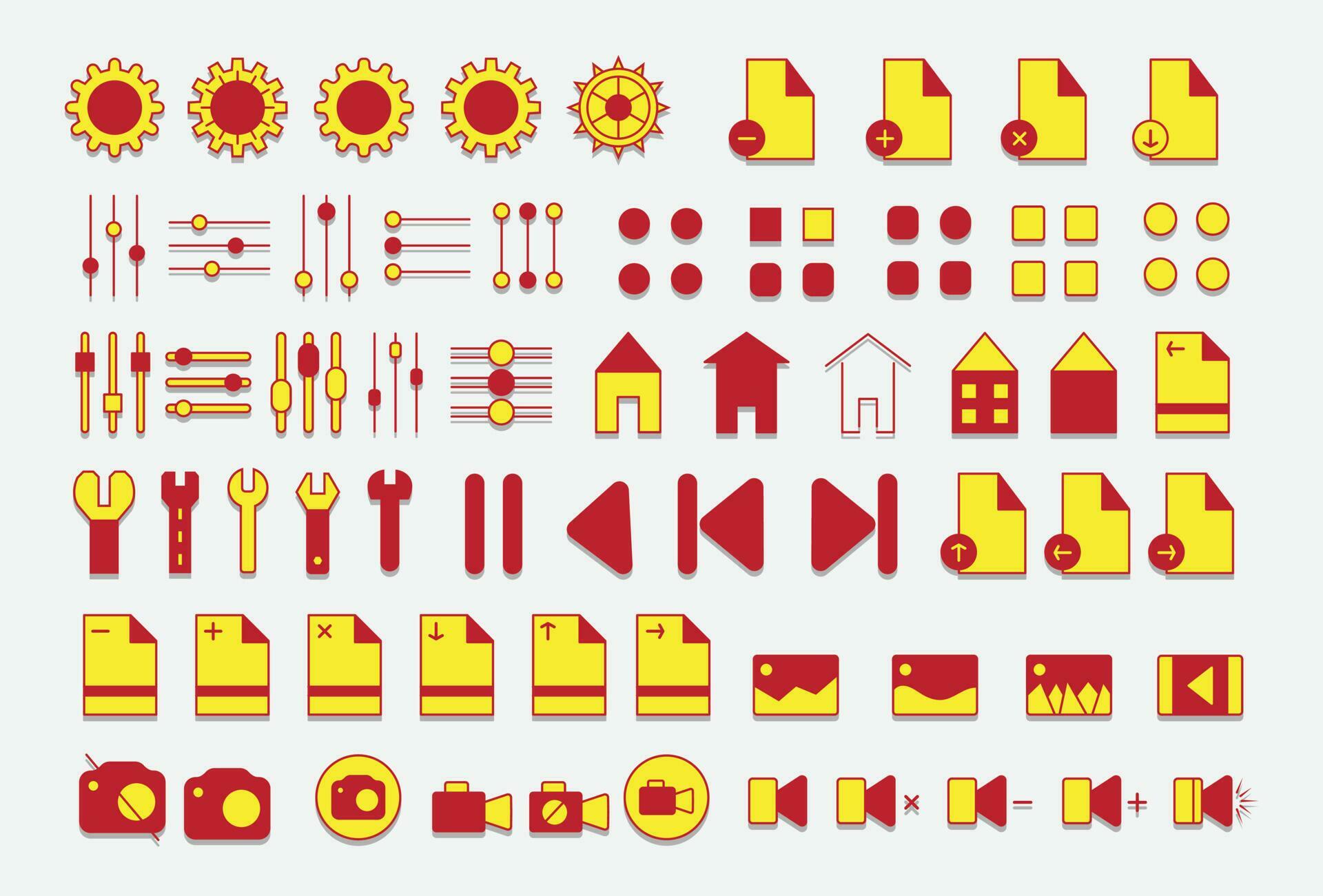 Set Of Ux Ui Web Icons Set Outline Icon Collection 23810990 Vector Art At Vecteezy