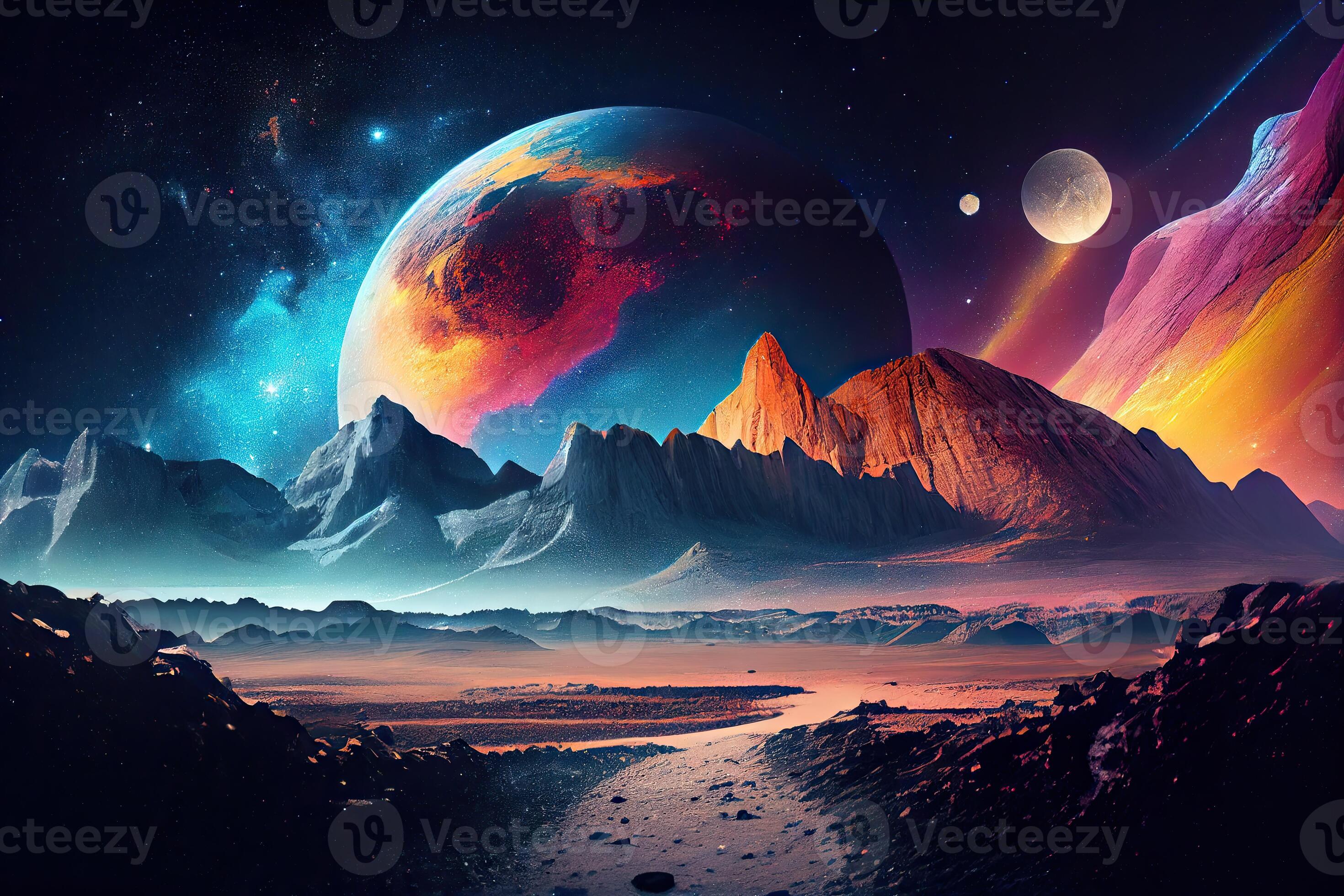 Science fiction planet. Wallpaper. 23812017 Stock Photo at Vecteezy Science fiction planet. Wallpaper. 23812017 Stock Photo at Vecteezy