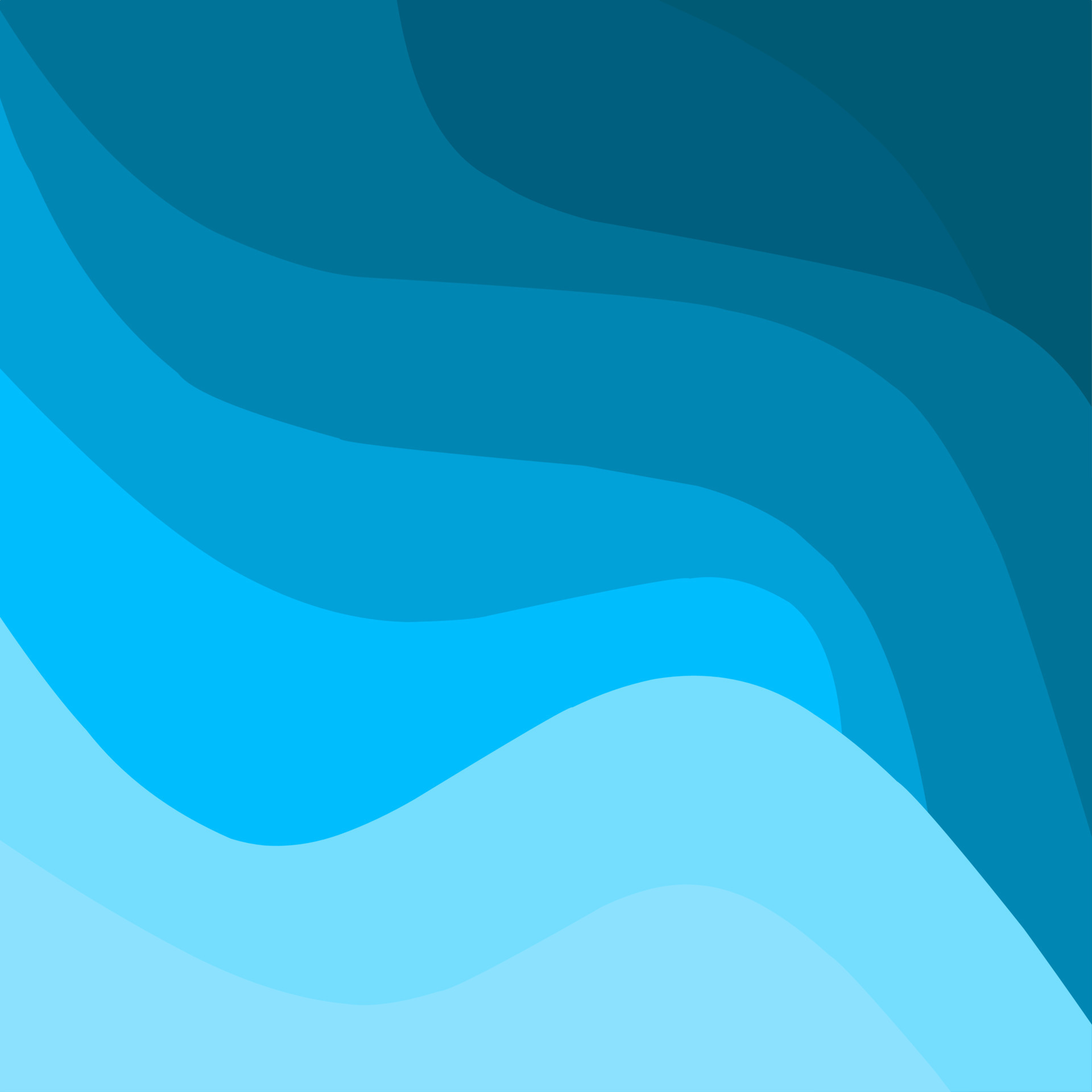 Abstract blue wave vector background in flat design style. Abstract ...