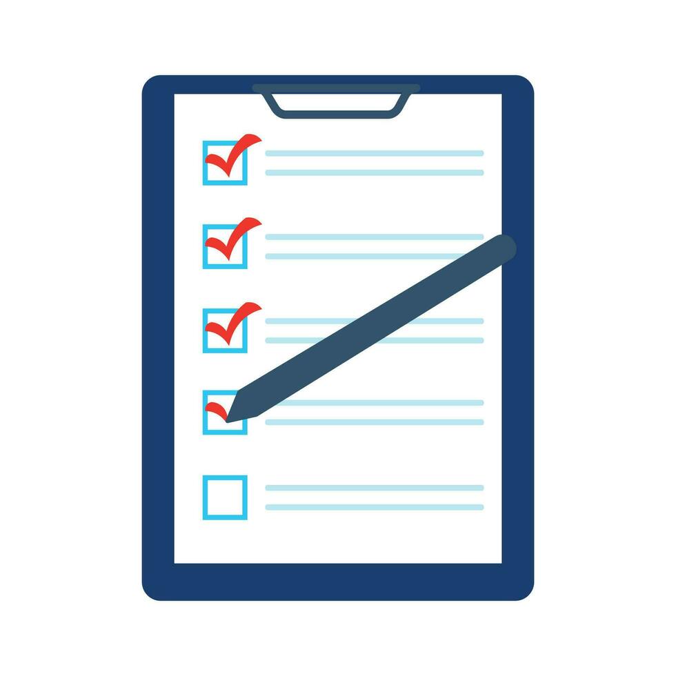 Checklist vector illustration 23813060 Vector Art at Vecteezy