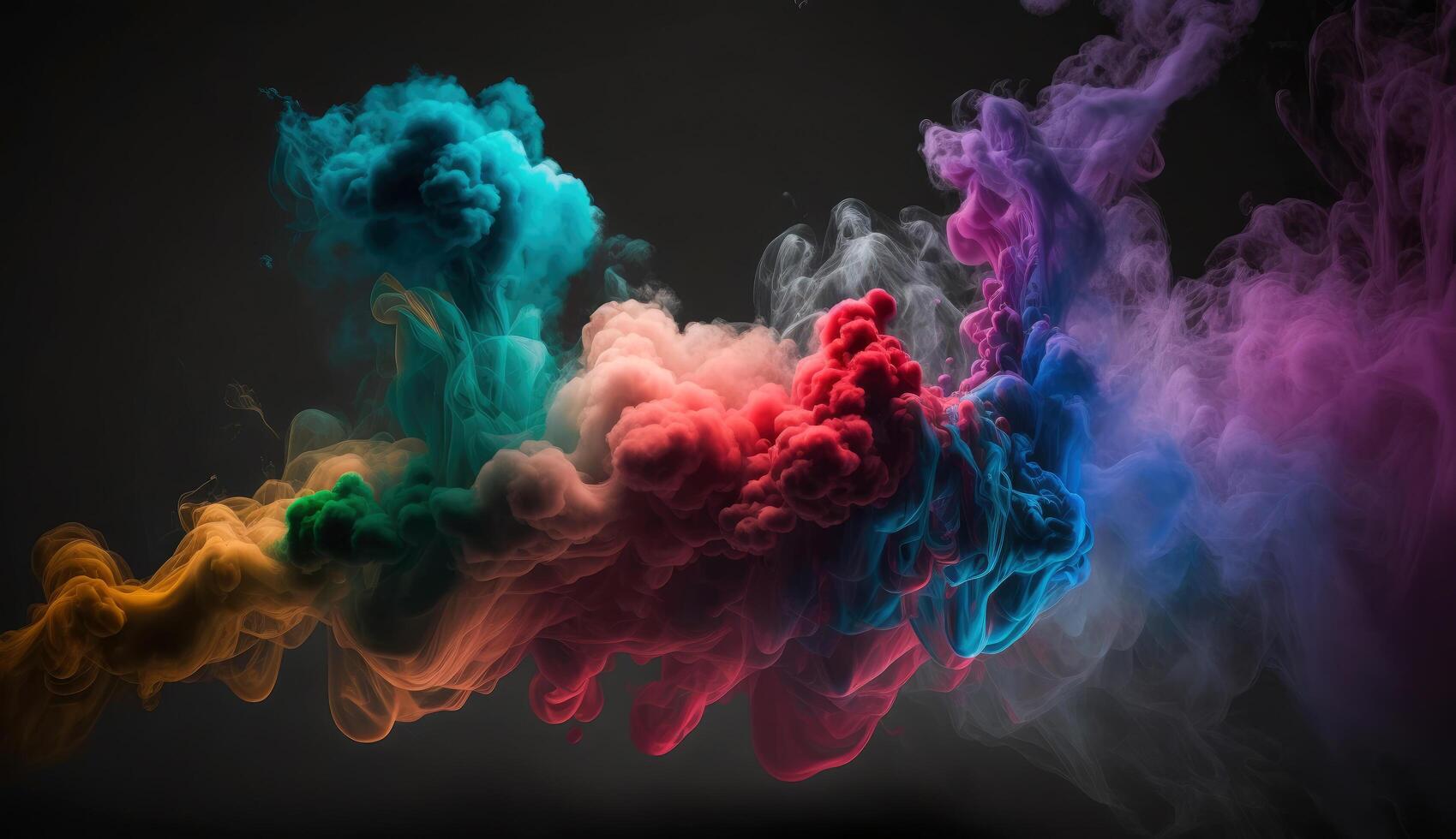 Abstract colorful of smoke background, neon light through smoke or fog ... Abstract colorful of smoke background, neon light through smoke or fog ...