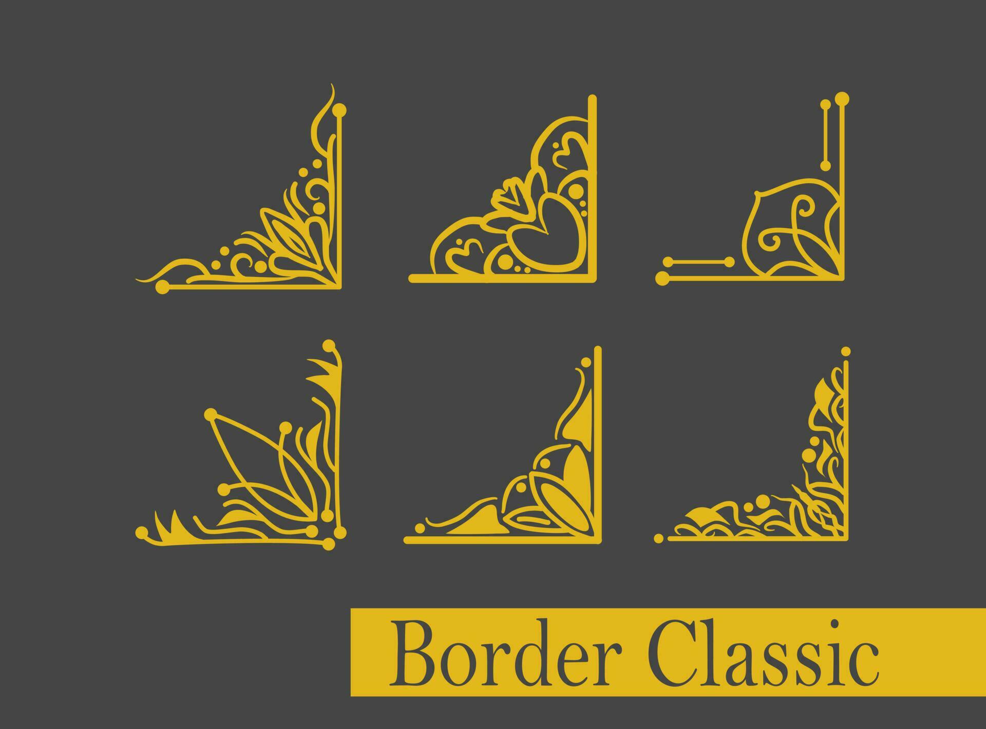 Border Line classic 23814510 Vector Art at Vecteezy