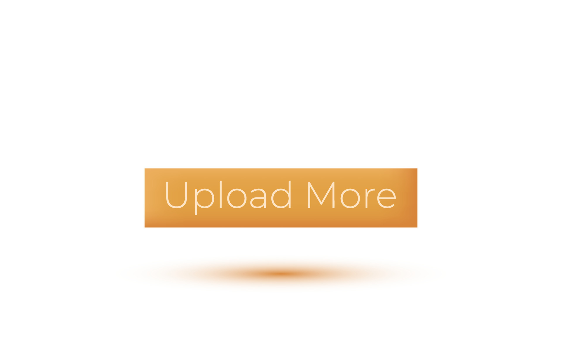 3d Realistic Cartoon Button Upload More Minimal Icon Trendy Modern Style Object Symbols Isolated