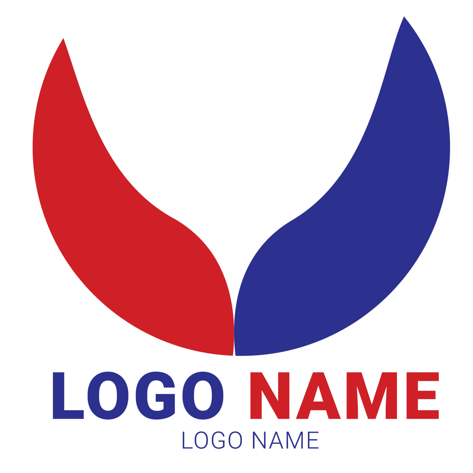 abstract vector logo design 23815299 Vector Art at Vecteezy