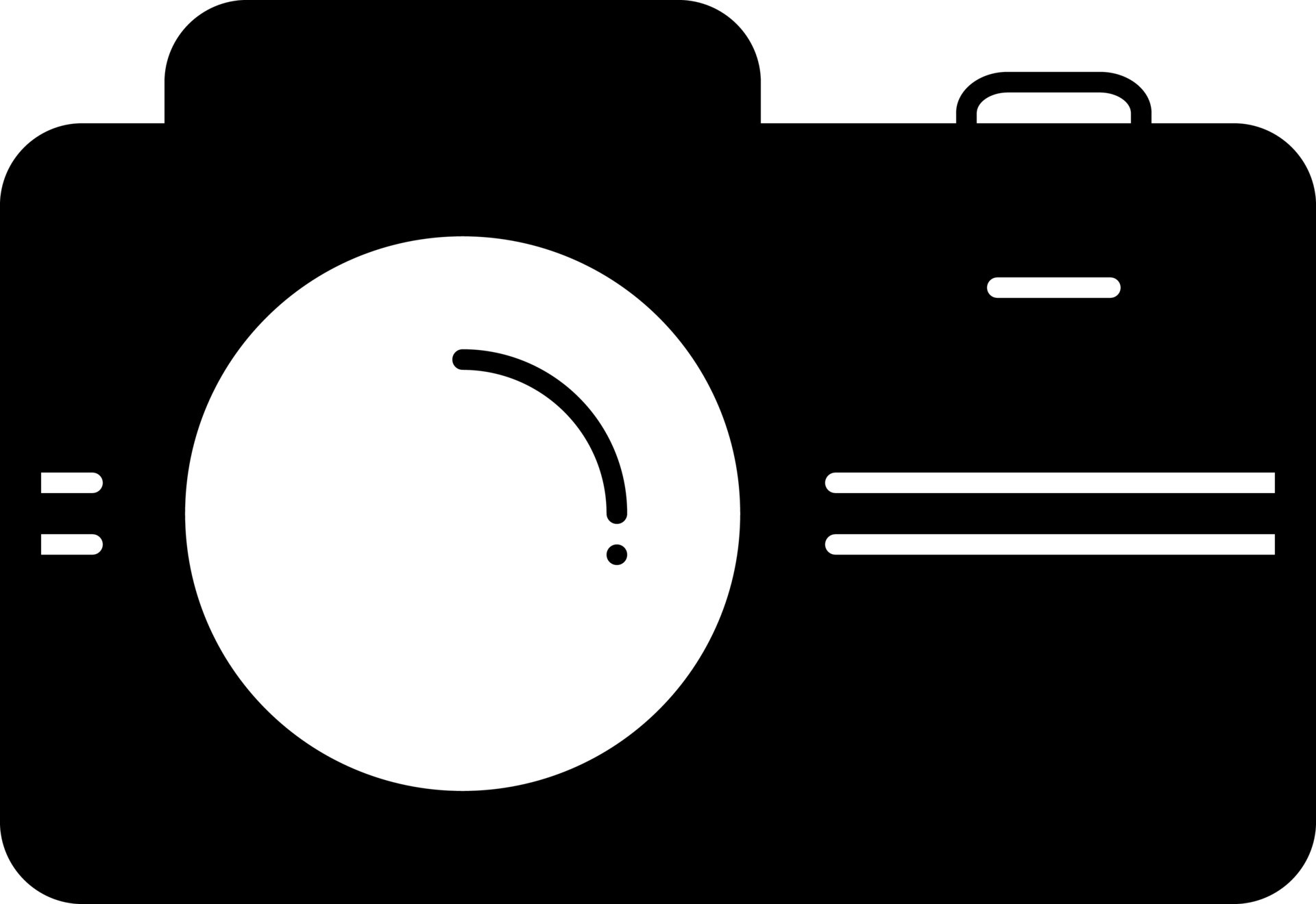 solid icon for camera 23816279 Vector Art at Vecteezy