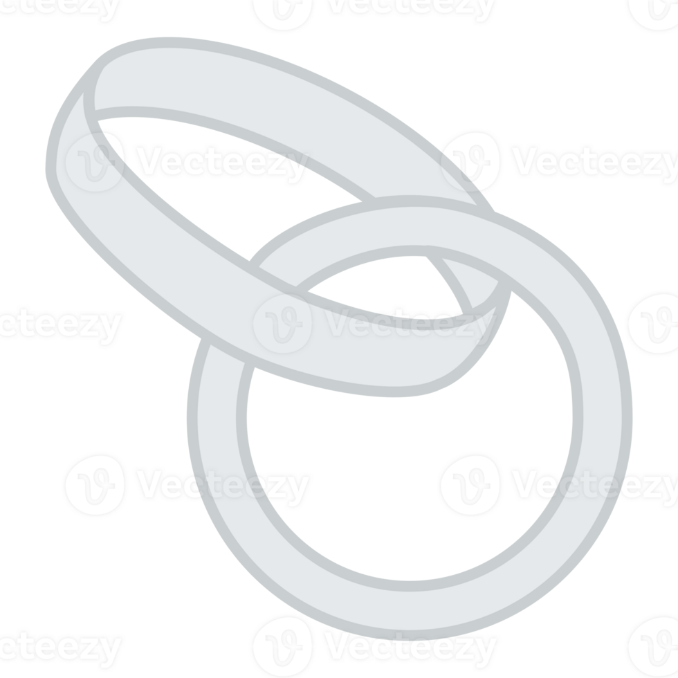 Silver wedding ring 23816690 PNG