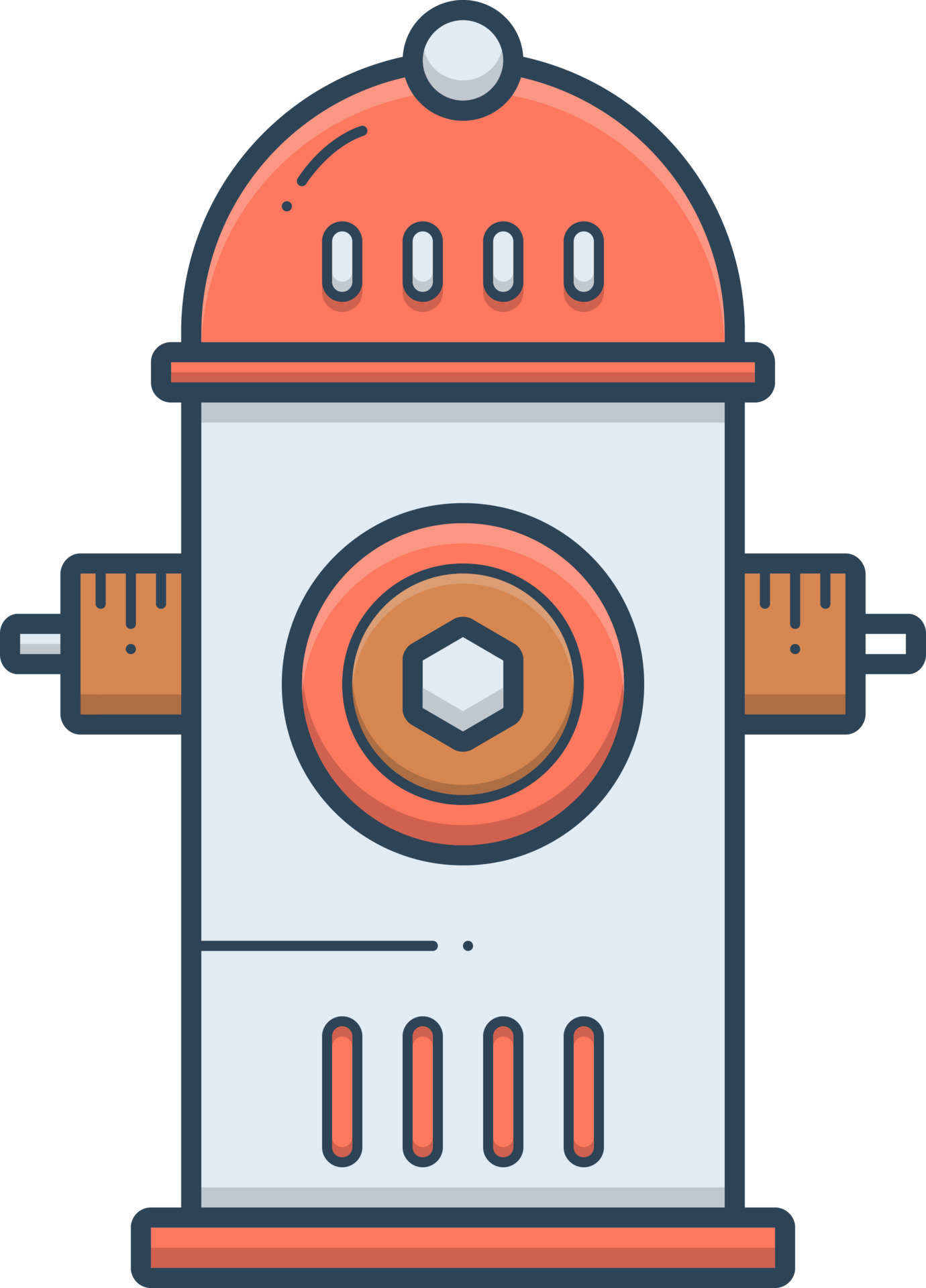 color icon for fire 23816803 Vector Art at Vecteezy