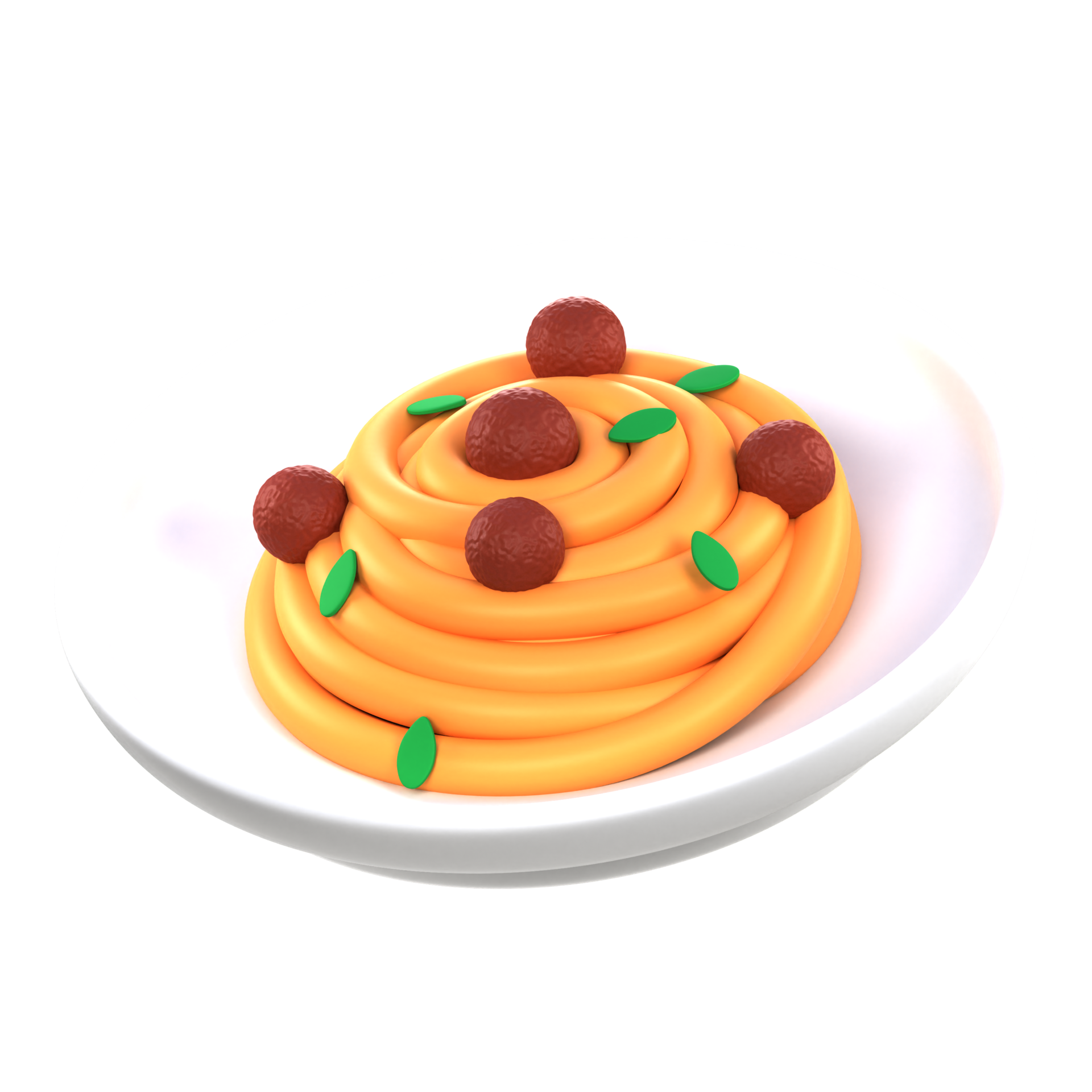 Spaghetti 3d Icon 23816957 Png