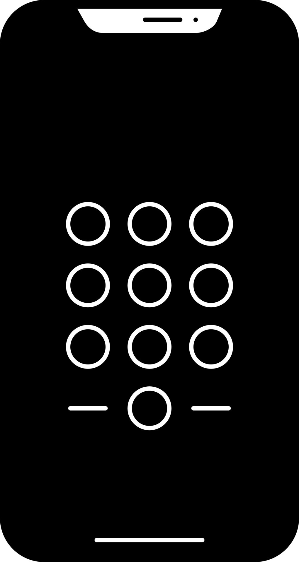 solid icon for passcode 23817477 Vector Art at Vecteezy